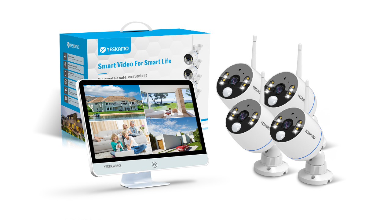 Watch YESKAMO Long Range Wireless Outdoor Home Security Camera on ...