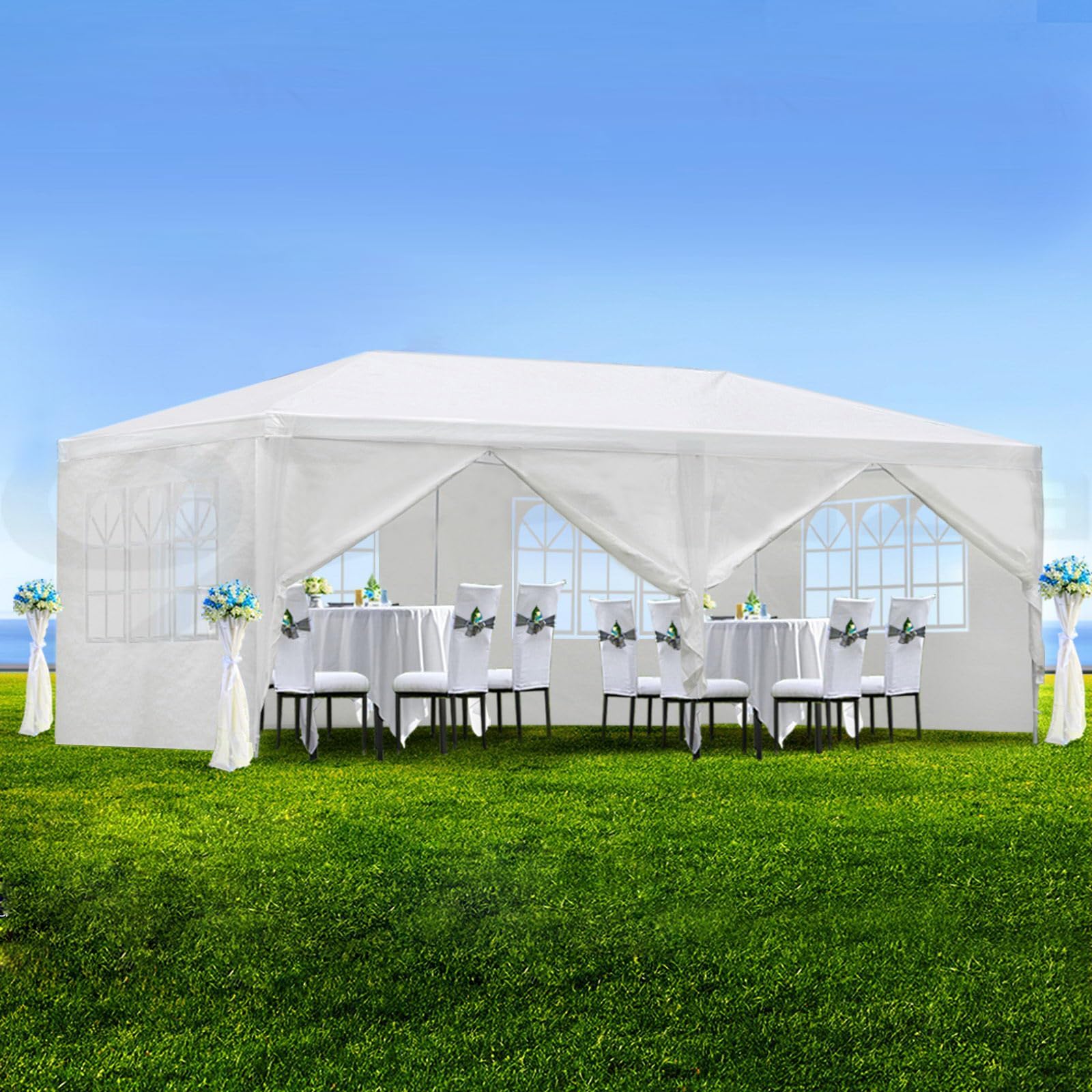 Amazon.com : Acosure 10x20' Wedding Party Canopy Tent Outdoor Gazebo ...