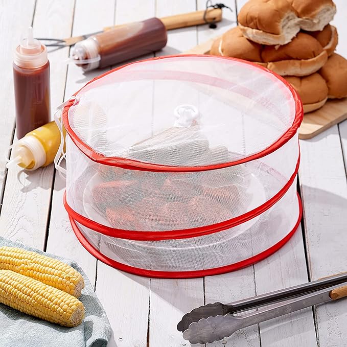 Tech Island Food Cover, Pop Up Mesh Food Cover, Plate Serving Tent ...