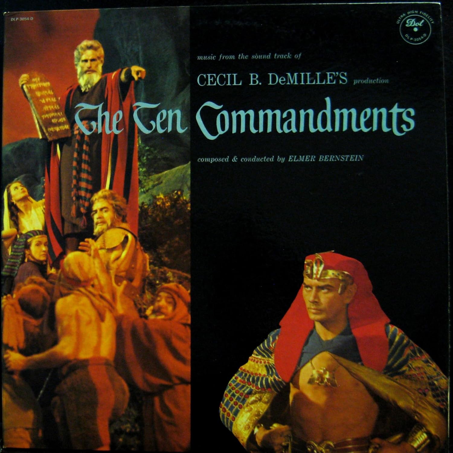 SOUNDTRACK - SOUNDTRACK CECIL B. DEMILLE THE TEN COMMANDMENTS vinyl ...