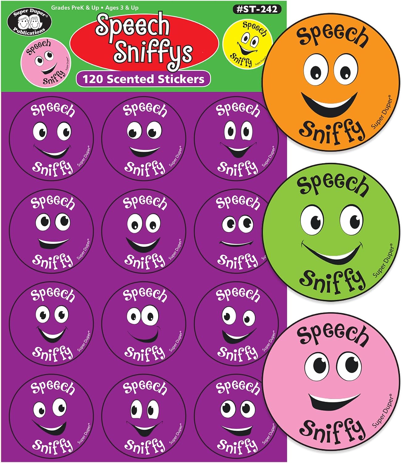 Amazon.com: Super Duper Publications | 120 Speech Sniffys Scented ...