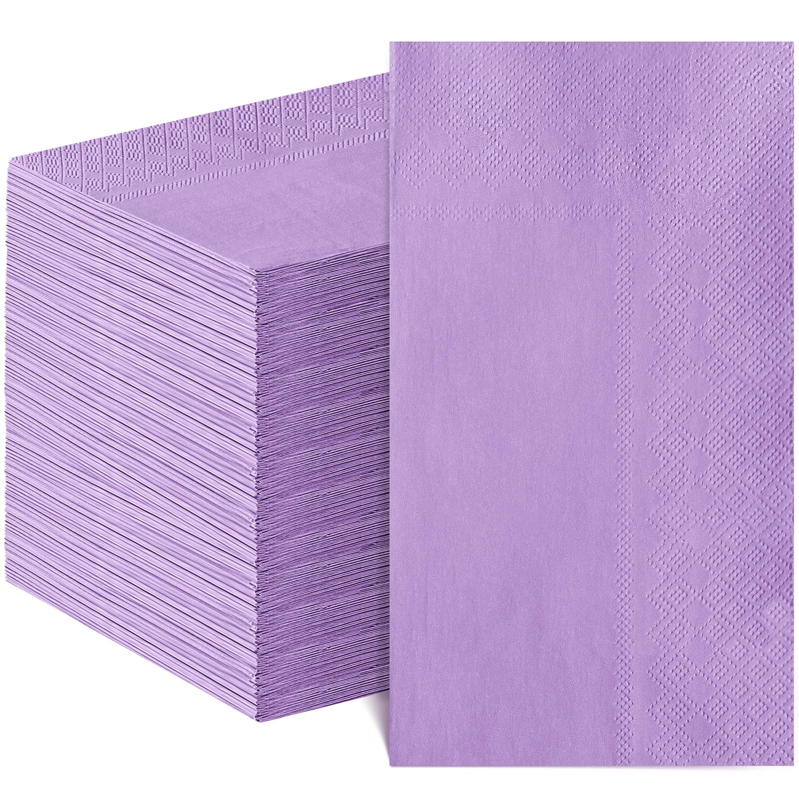 Amazon.com: NatNarr 120 Pcs Purple Napkins Disposable Lavender Napkins ...