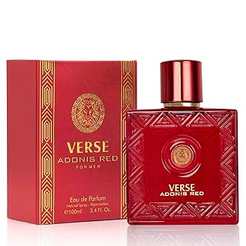 Amazon.com : Verse Adonis Red for Men - 100ml Eau De Parfum Spray ...
