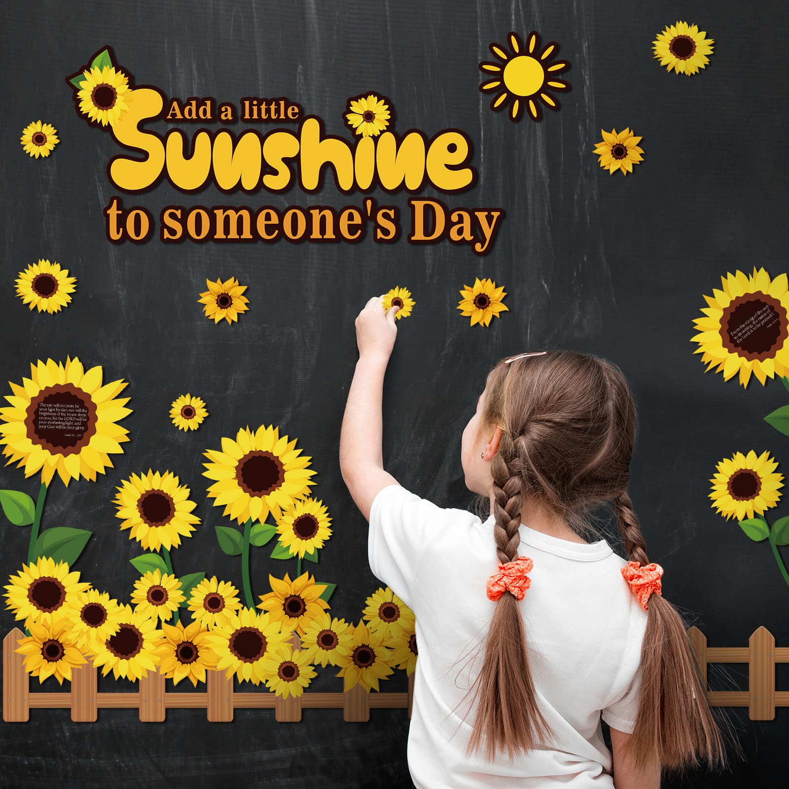 Classroom Bulletin Board Sets Sunflower Bulletin Board Decorations ...