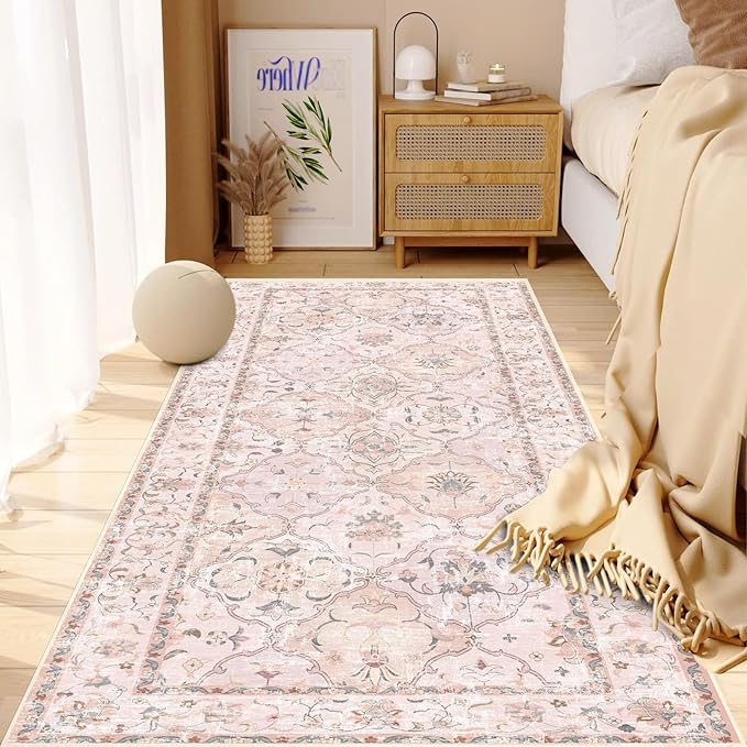 Amazon.com: Boho Vintage Area Rugs 2×6 Washable Non-Slip Traditional ...