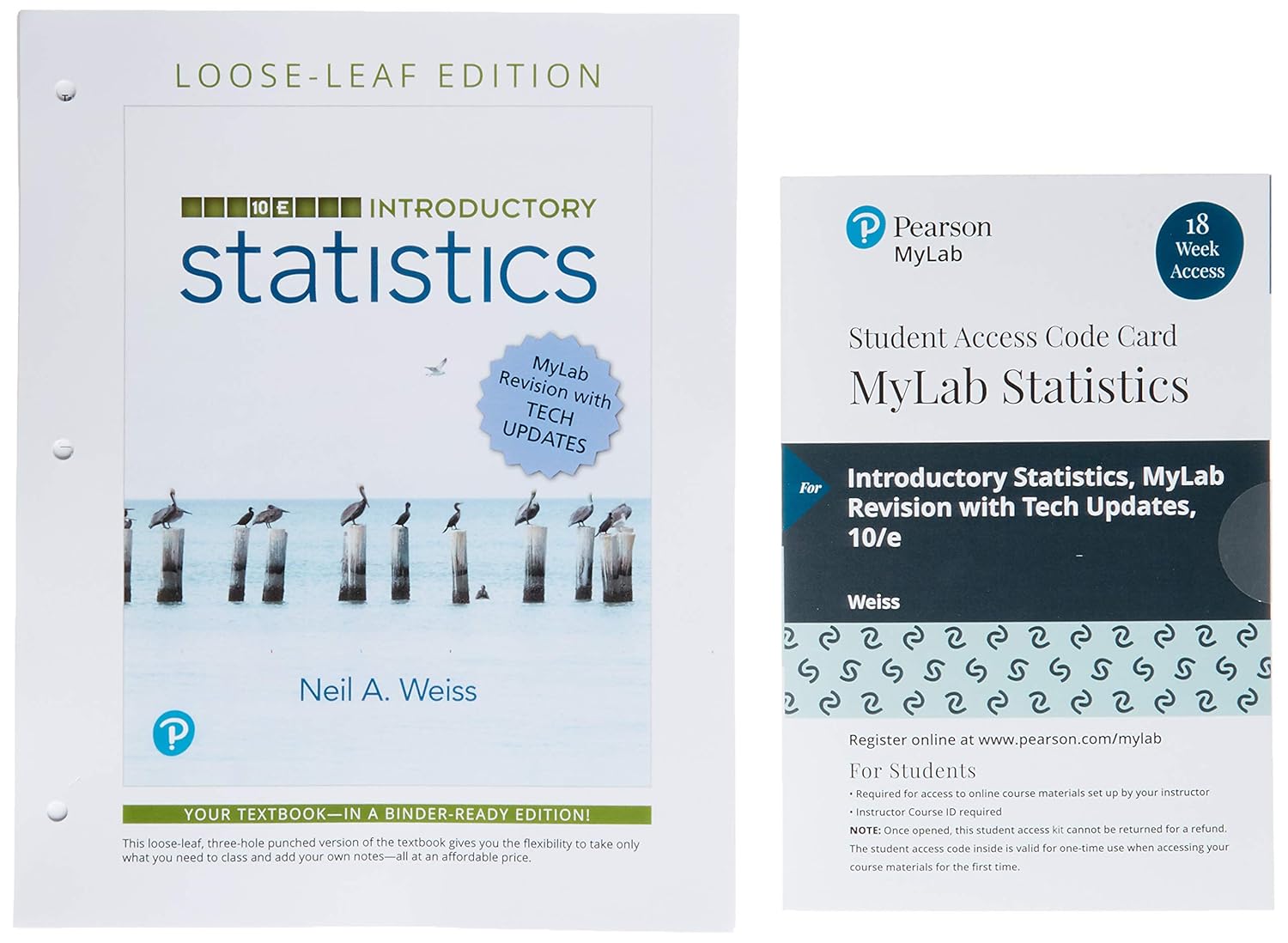 Amazon.com: Introductory Statistics MyLab Revision, Loose-Leaf Edition ...