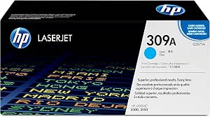 HP 309A Hewlett Packard Original LaserJet Colour Sphere Toner Cartridge ...