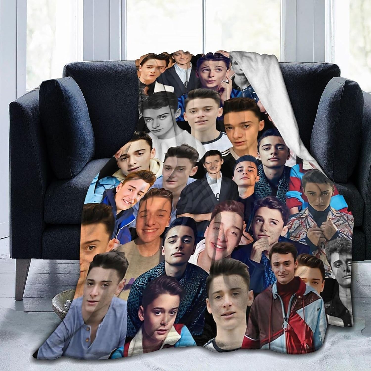 Amazon.com: OVILYKD Noah Actors Schnapp Throw Flannel Blanket Warm Soft ...