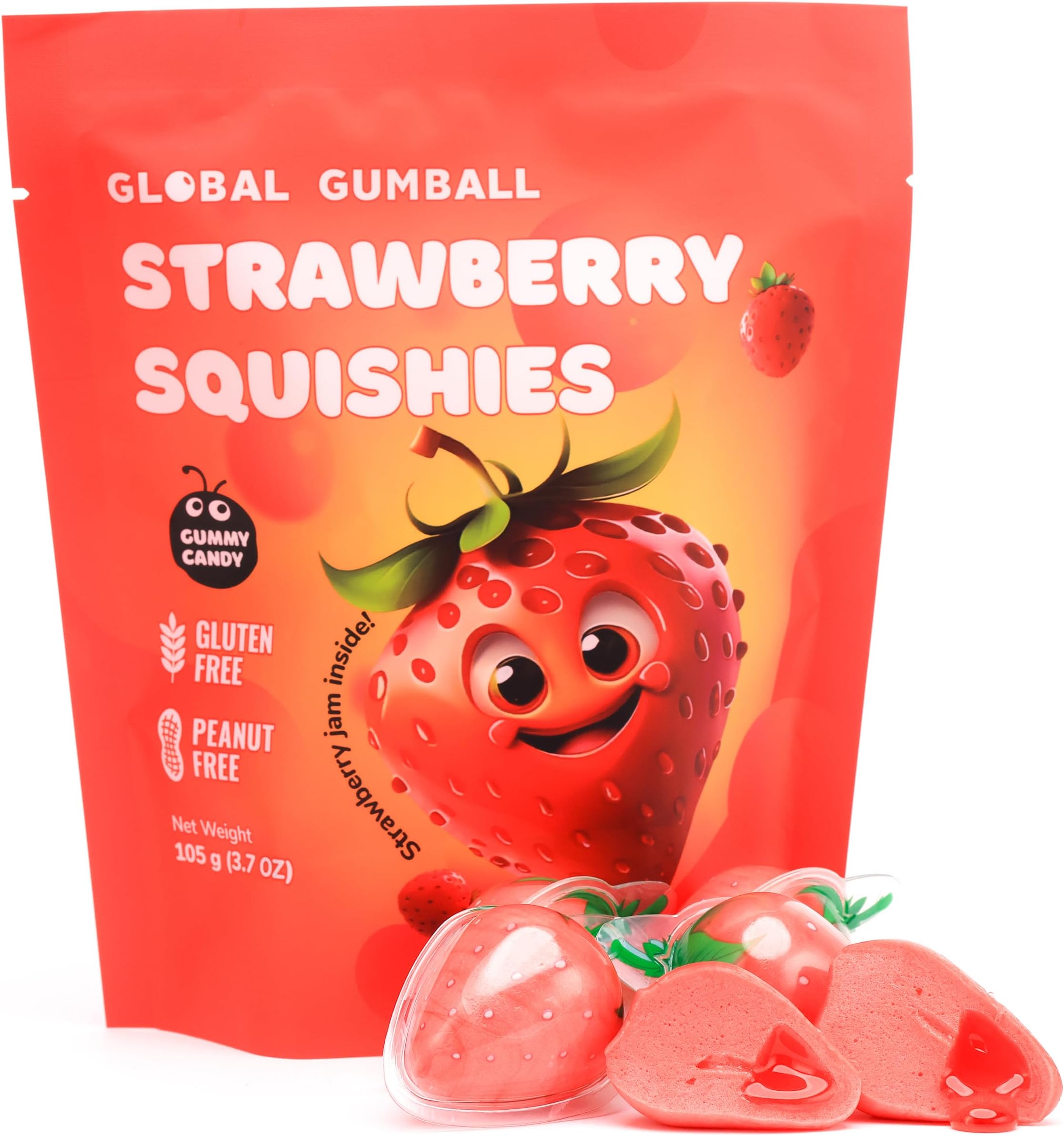 Amazon.com : Funtasty Planets Gummy Balls Candy with Jam Center ...