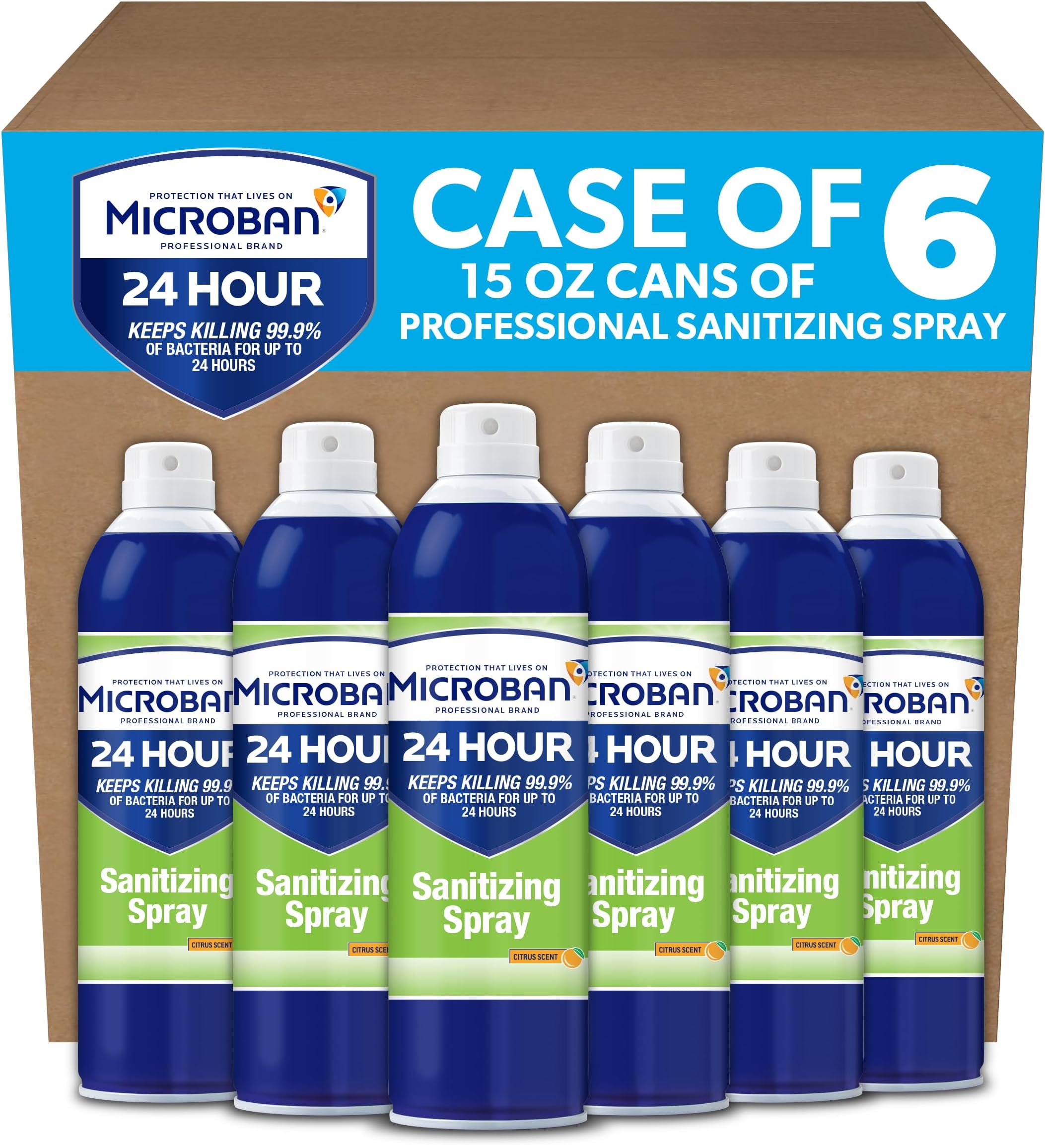Amazon.com: Microban 24 Hour Multi-Purpose Cleaner, Sanitizing and ...