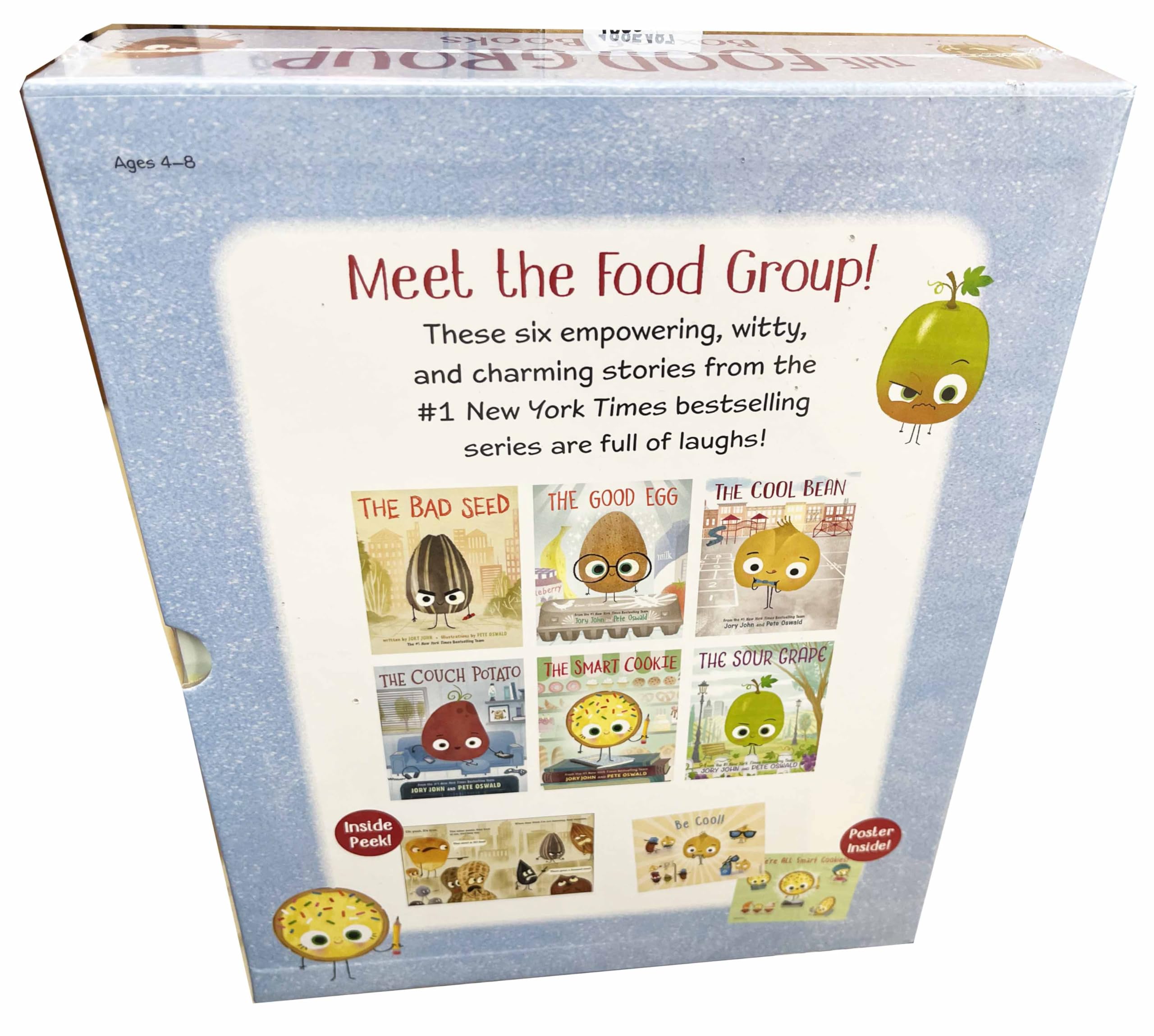 The Food Group The Bad Seed Series 6 Hardcover Books Box Gift Set ...