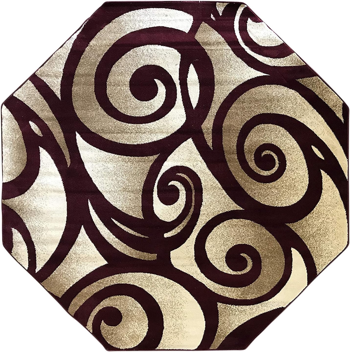 Amazon.com: Bellagio Modern Round Contemporary 256,000 Point Area Rug ...