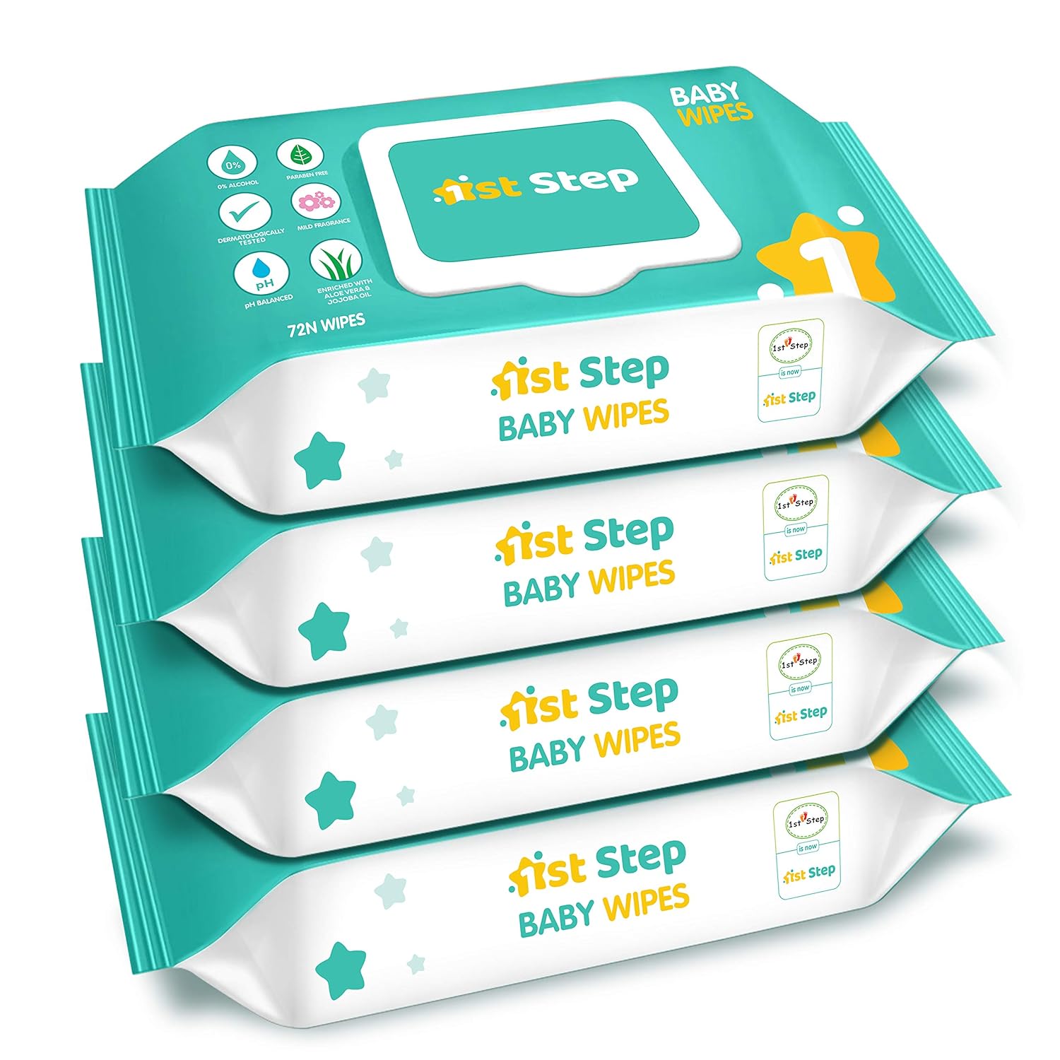 Buy 1st Step Baby Wet Wipes with Lid Enriched and Aloe-Vera and Jojoba ...