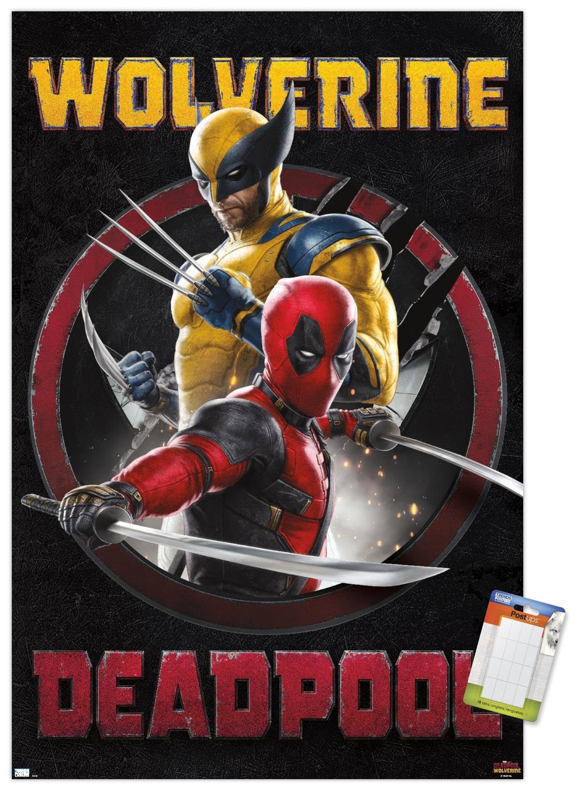 Amazon.com: Trends International Marvel Deadpool & Wolverine - Duo Wall ...