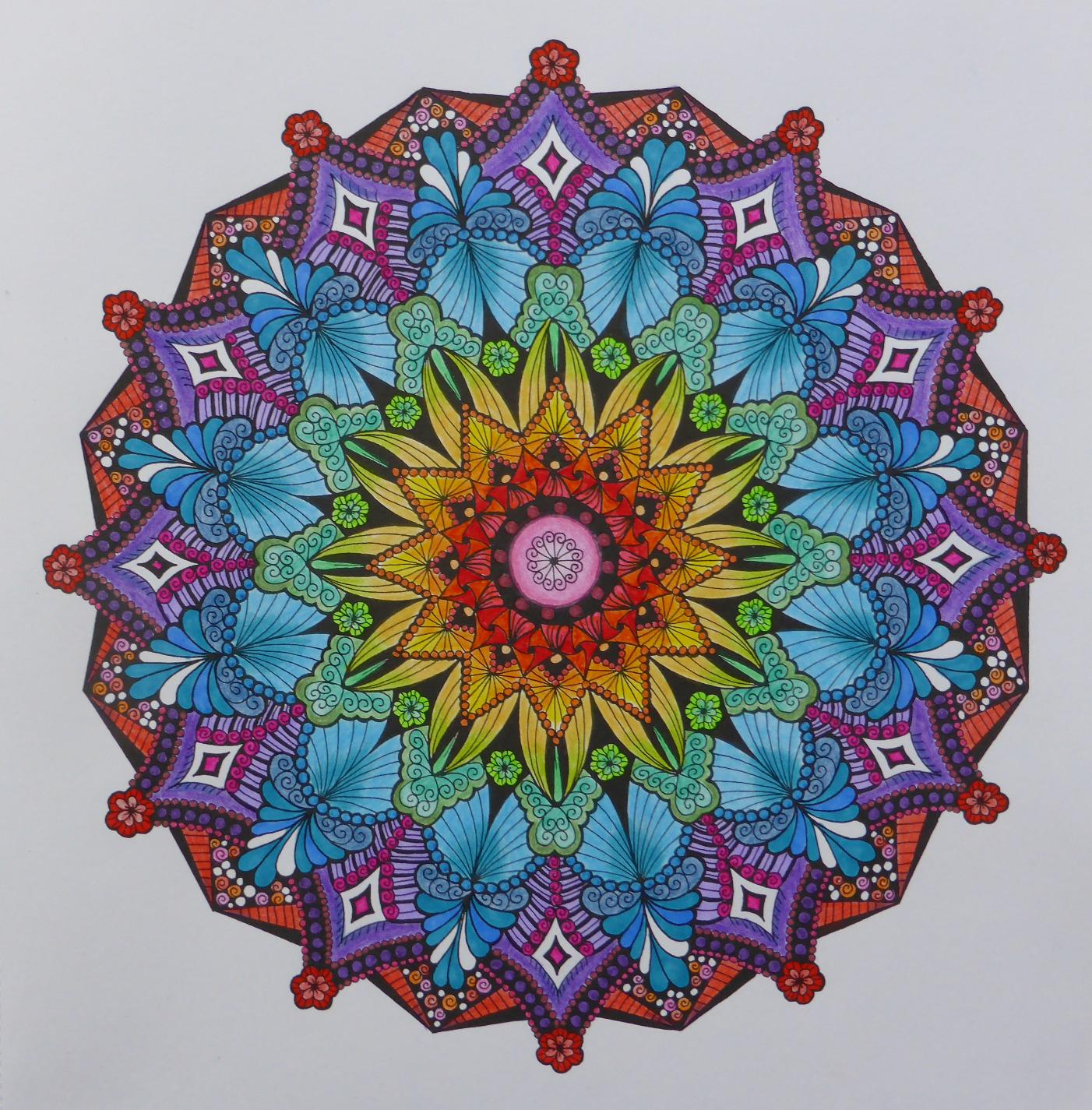 Giant Mandalas: For calm and mindful coloring: Snedden Peever, Jane ...