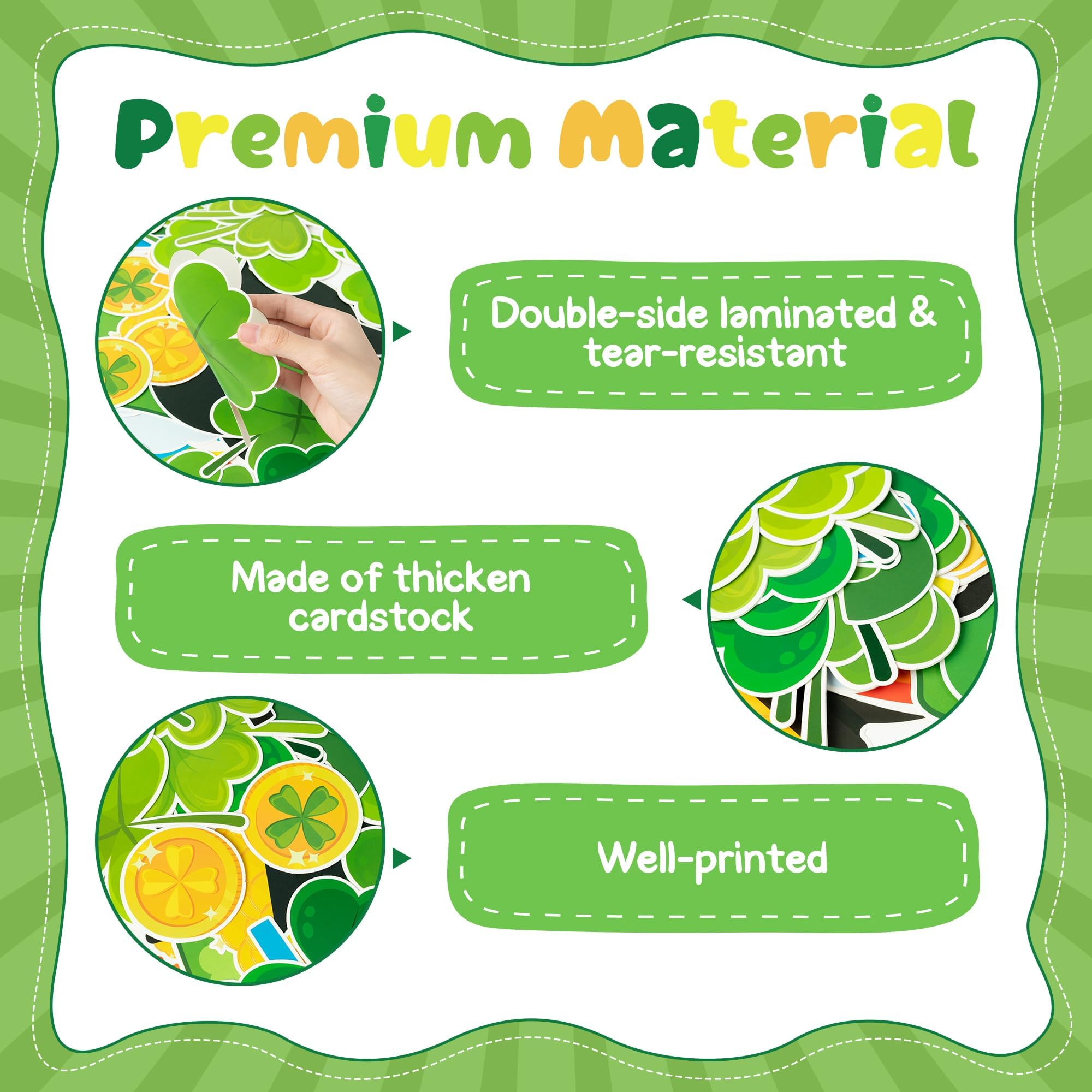 Snapklik.com : St Patricks Day Religious Bulletin Board - 123Pcs Jesus ...