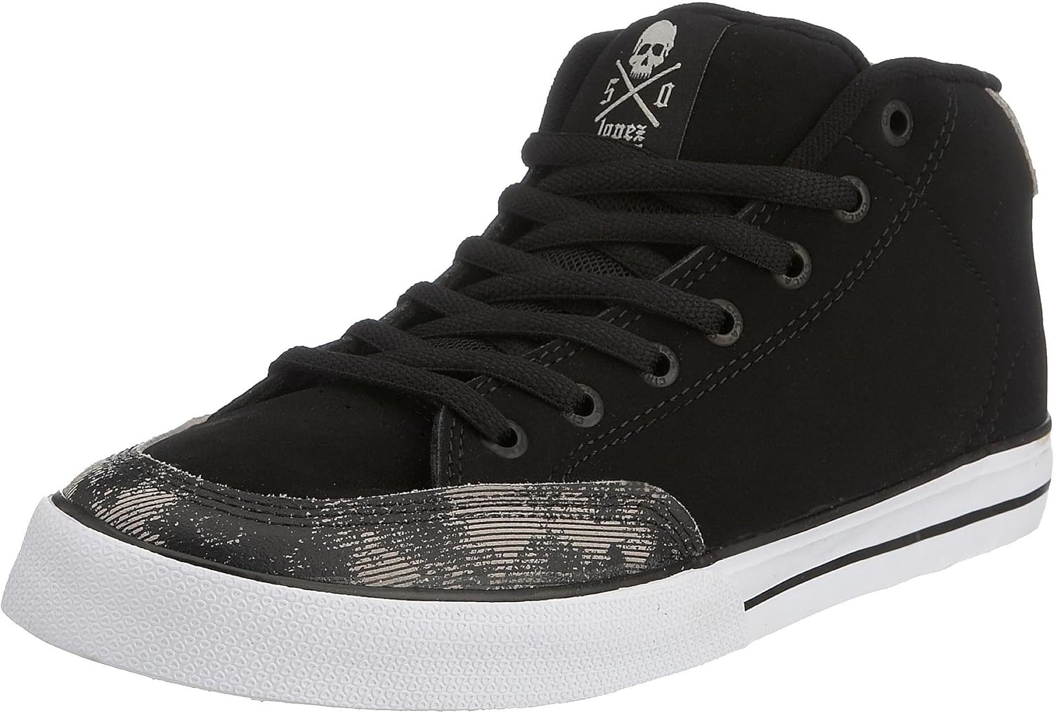 Amazon.com | C1RCA Men's Lopez 50 Mid Sneaker,Black/White/Grey,5 M US ...