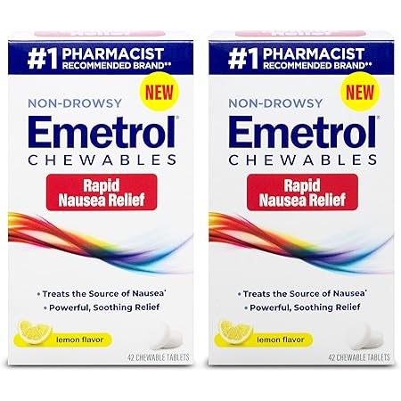 Amazon.com: Emetrol Non-Drowsy Nausea Relief - Travel Friendly Nausea ...