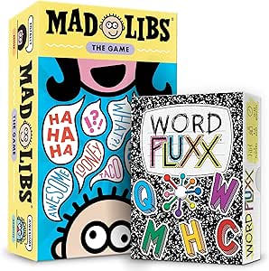 Amazon.com: Looney Labs Word Fluxx & Mad Libs: The Game - Wordplay Card ...