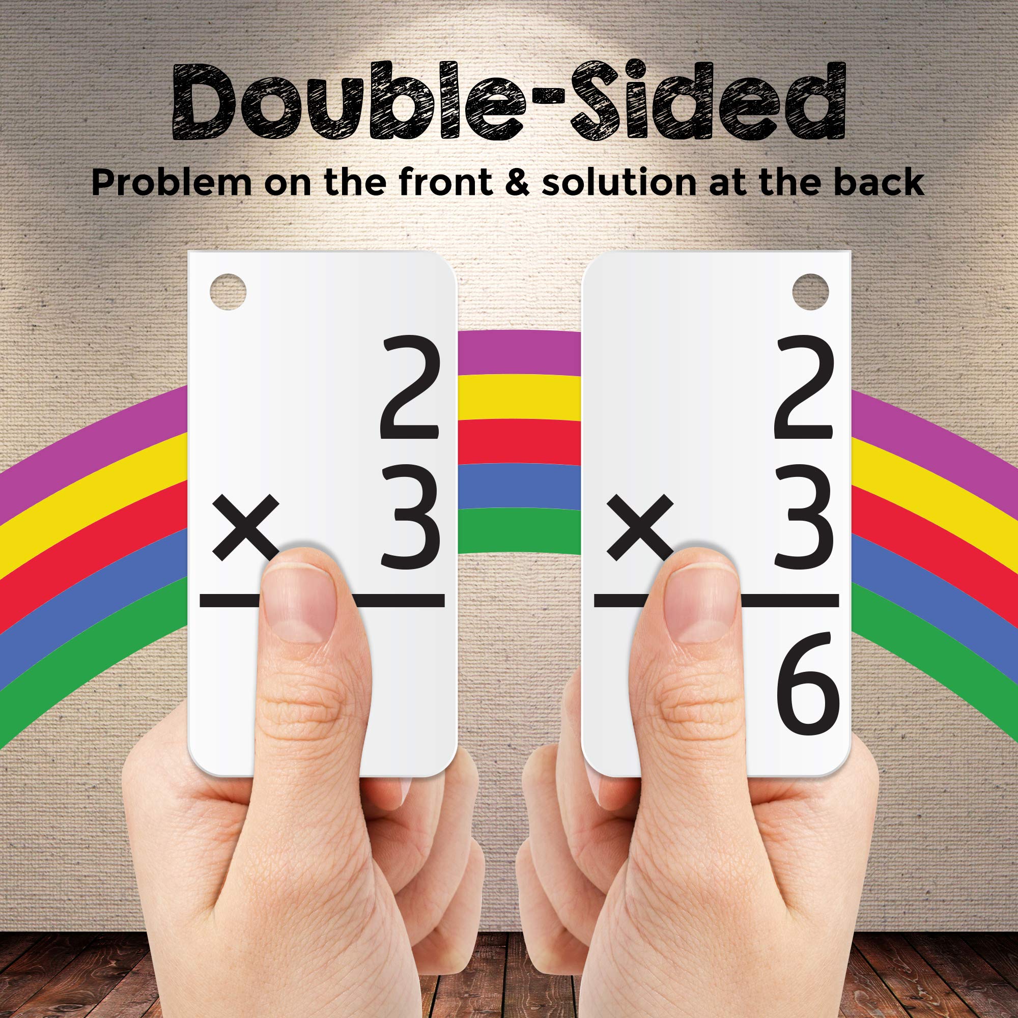Snapklik.com : Math Flash Cards Set Of 4 - Addition, Subtraction ...