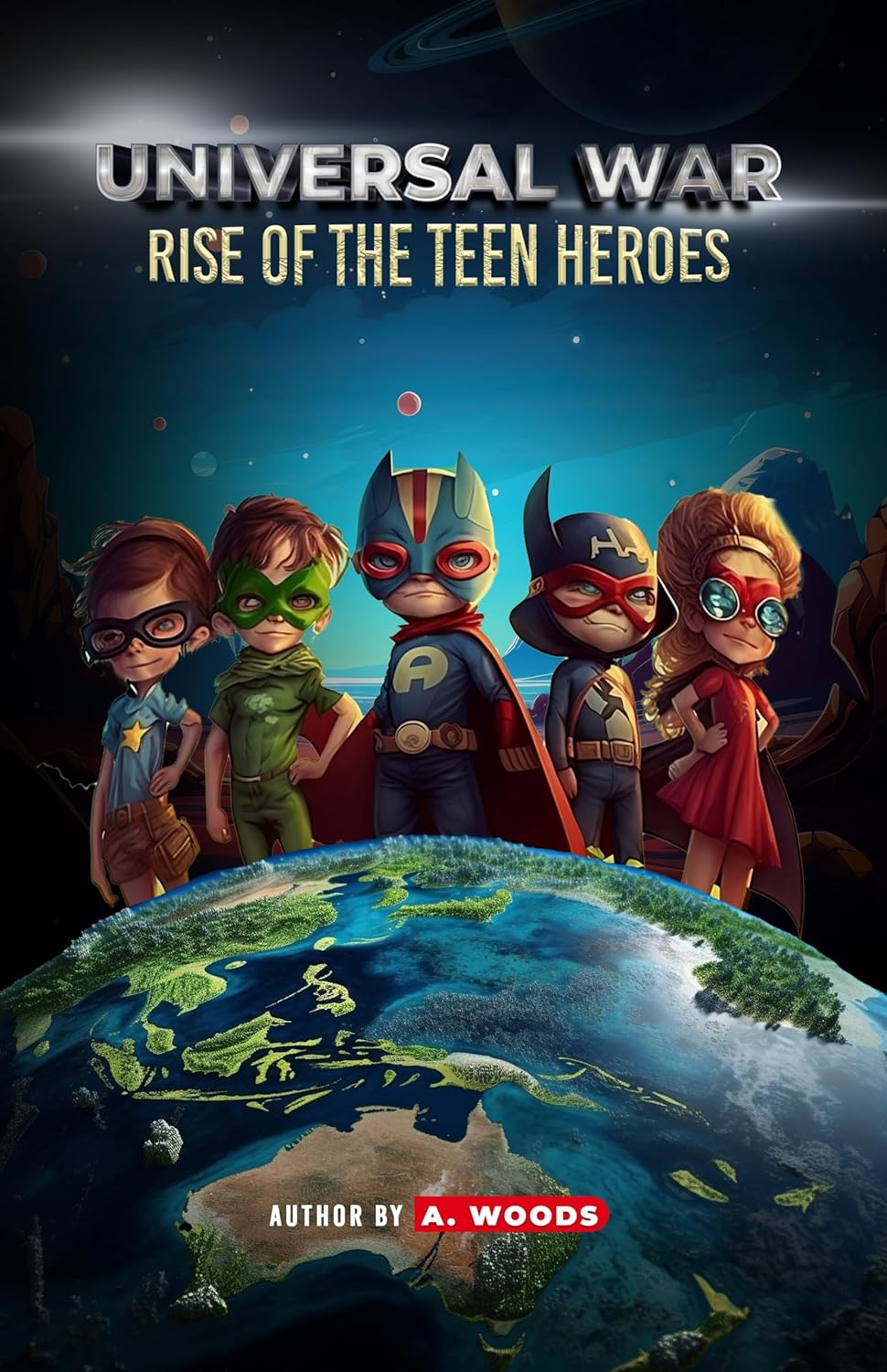 Amazon.com: Universal War: Rise of the Teen Heroes eBook : Woods, A ...