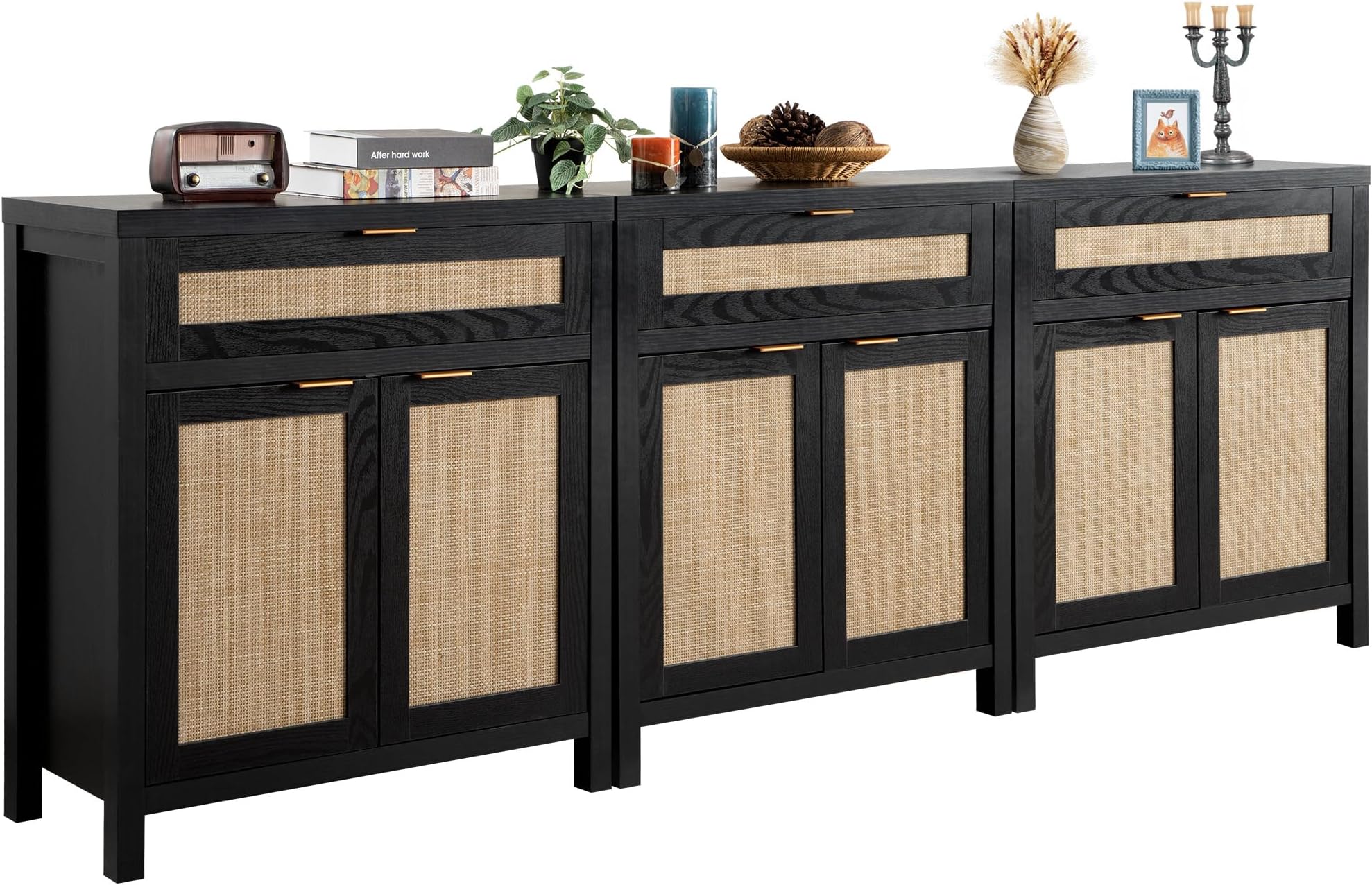 Amazon.com - SICOTAS Sideboard Buffet Storage Cabinet, Modern Accent ...