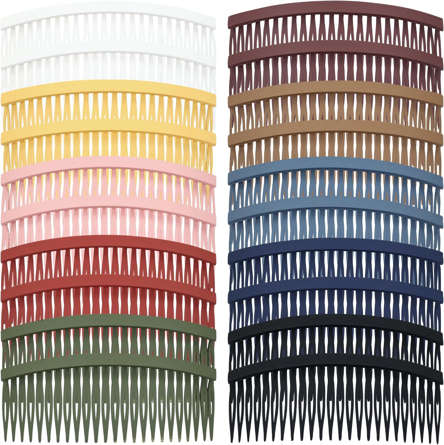 Amazon.com : Lawie 20 Pack Colorful Large Plastic Side Clips with Long ...