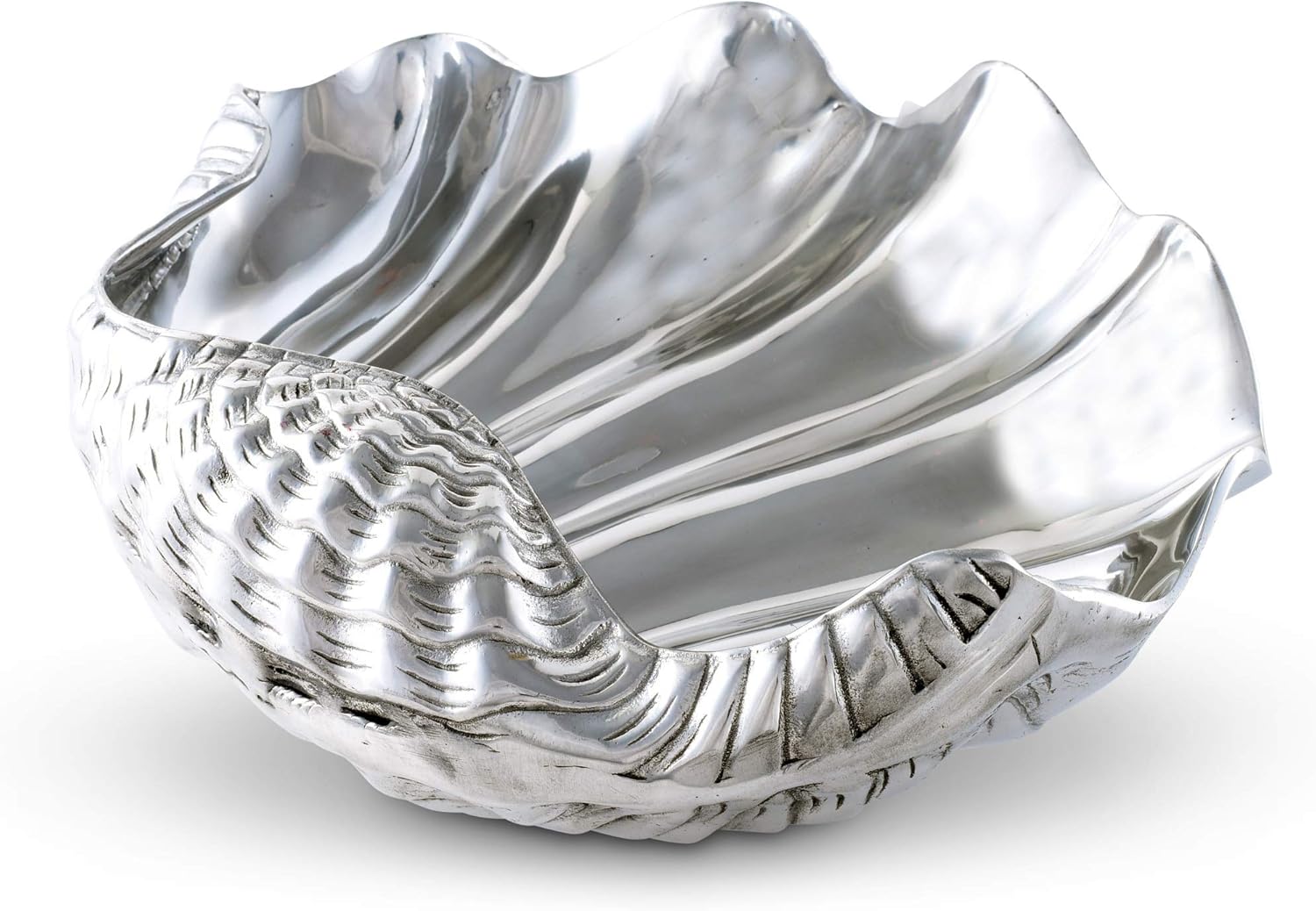 Amazon.com: Arthur Court Designs Aluminum Metal Ocean Giant Clam Shell ...