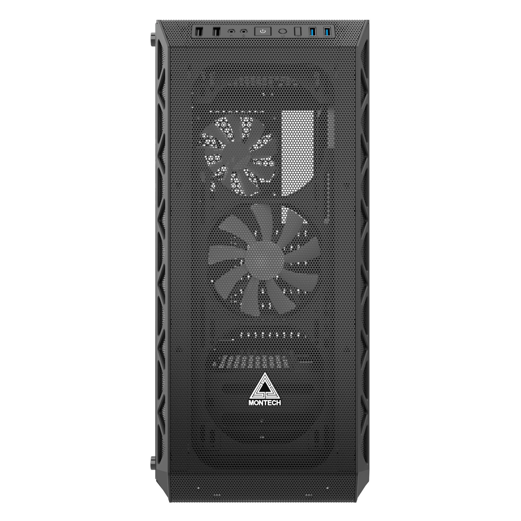 Montech AIR 900 MESH Black/ATX Mid-Tower/High & Max Airflow/Dust- Proof ...