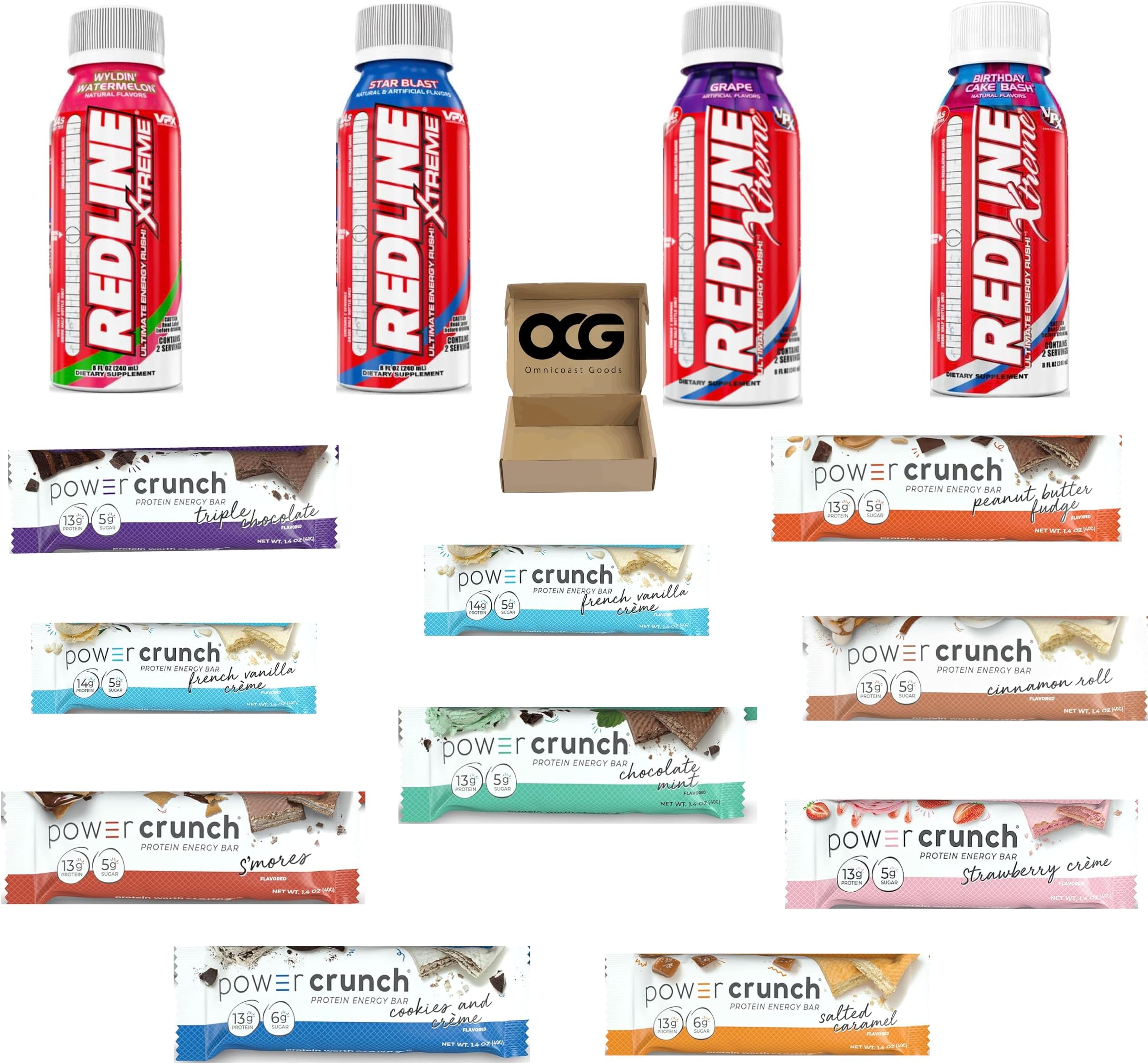 Amazon.com : OCG Assortment | VPX Redline Xtreme Varierty (4-Pack) x ...