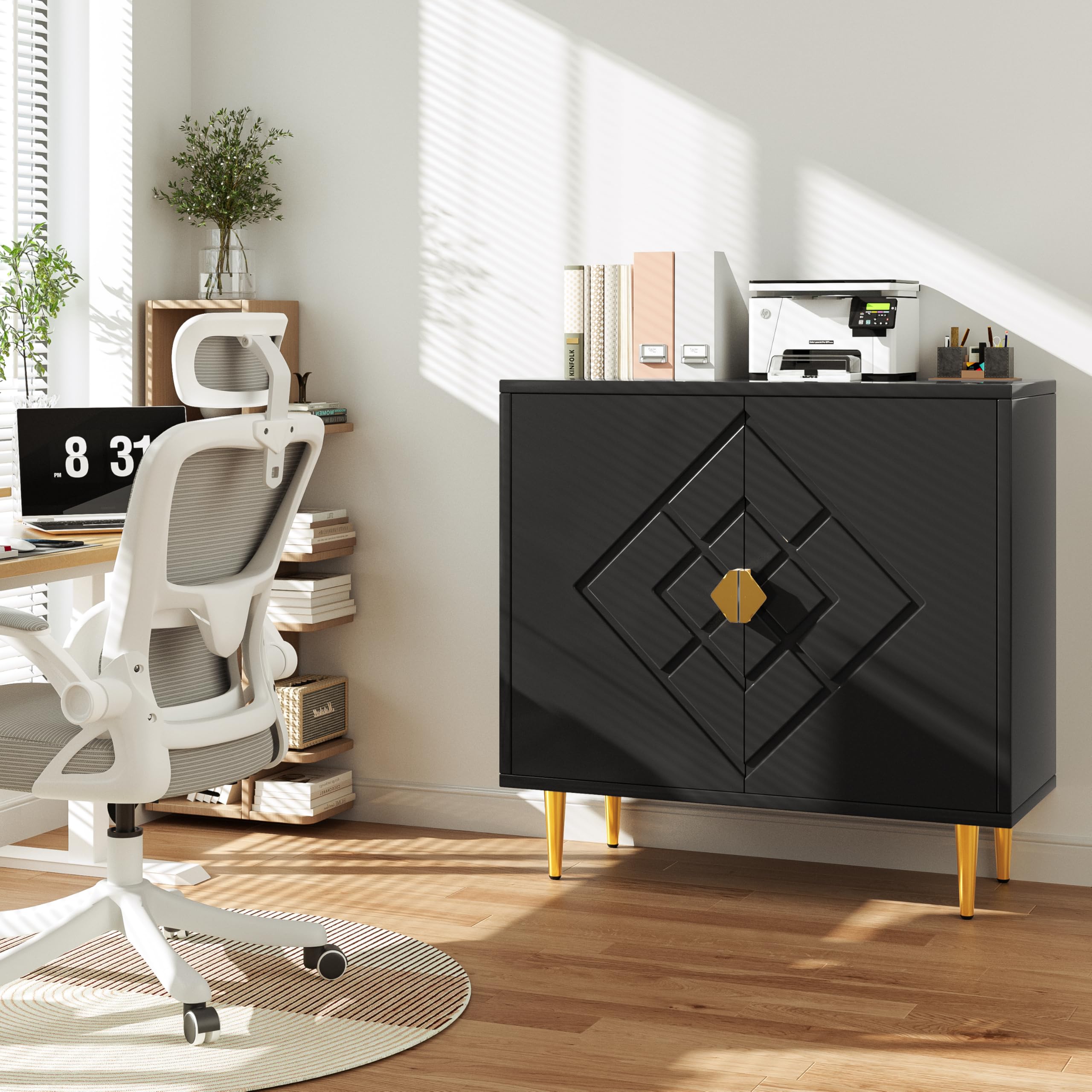 Snapklik.com : Xilingol Modern Accent Cabinet