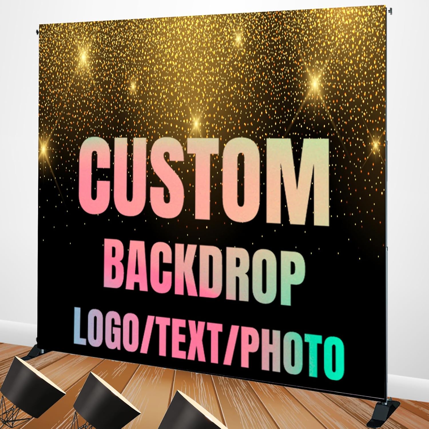 Amazon.com : Custom Photo Backdrop Personalized Background Banner ...