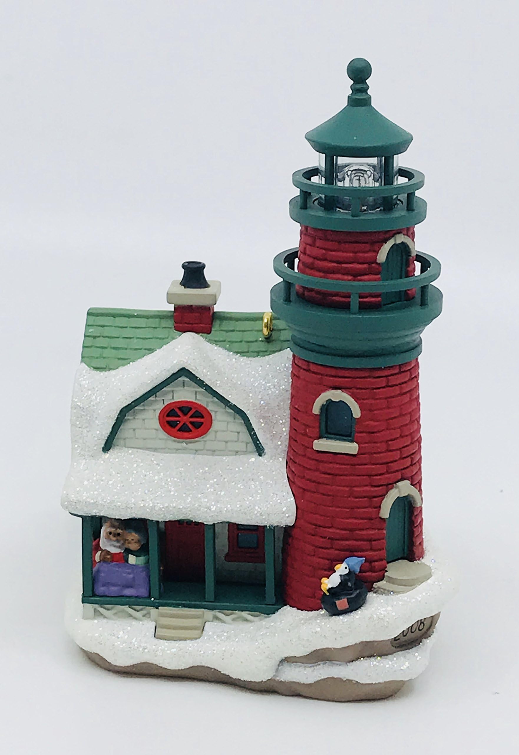Amazon.com: Holiday Lighthouse #2 Series 2013 Hallmark Ornament : Home ...