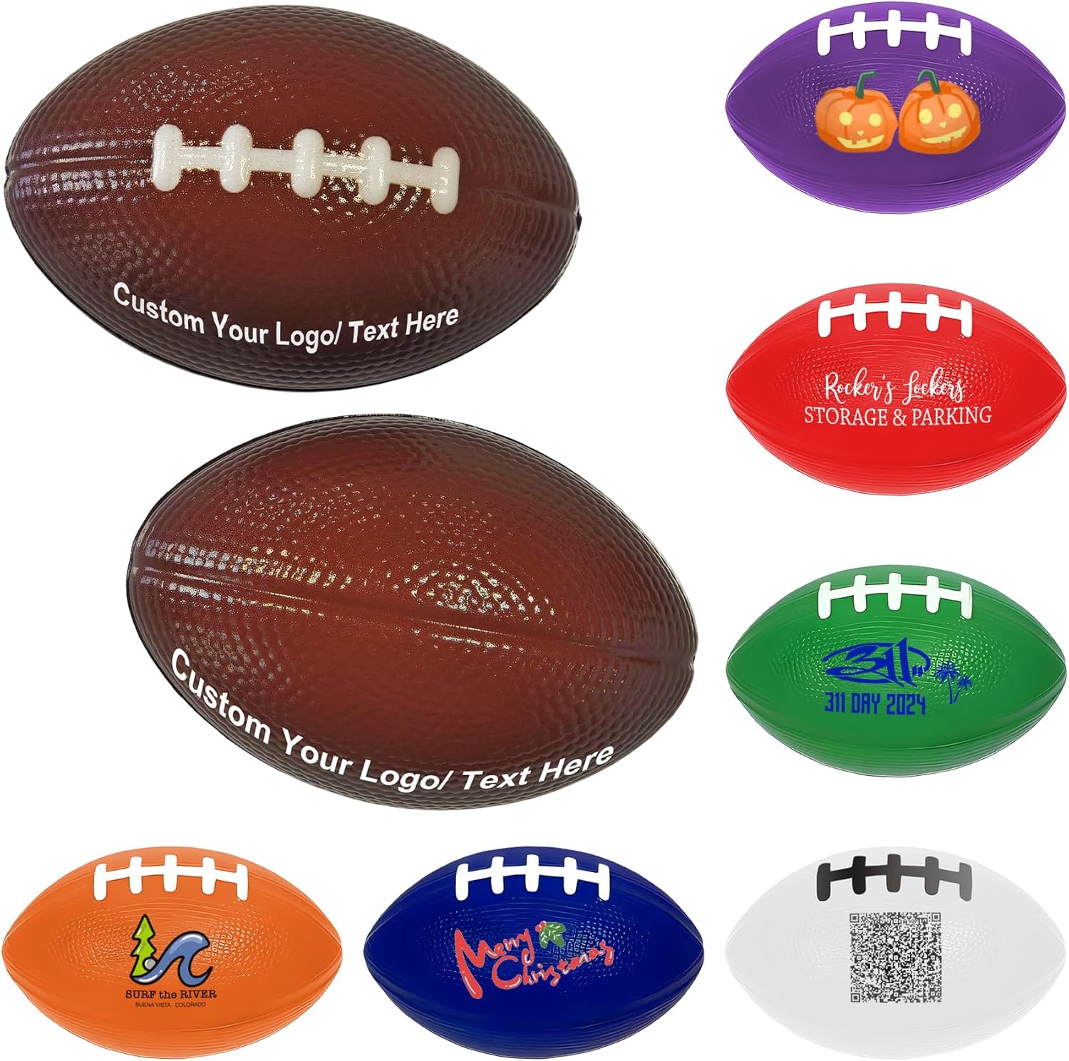 Amazon.com: 300 Pcs Custom Oval-Shaped Stress Ball Gift – Bulk ...