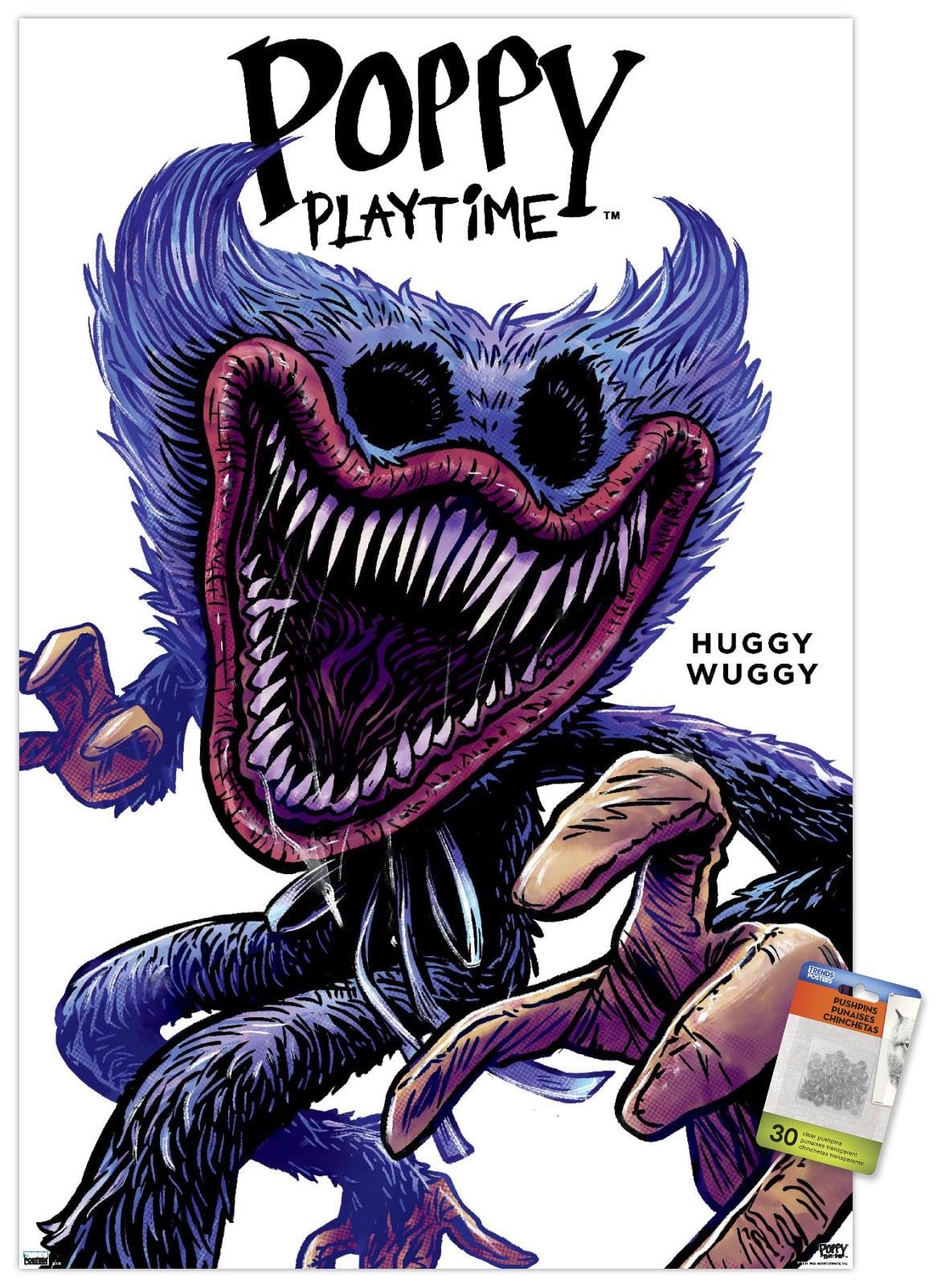 Amazon.com: Trends International Poppy Playtime - Huggy Wuggy Feature ...