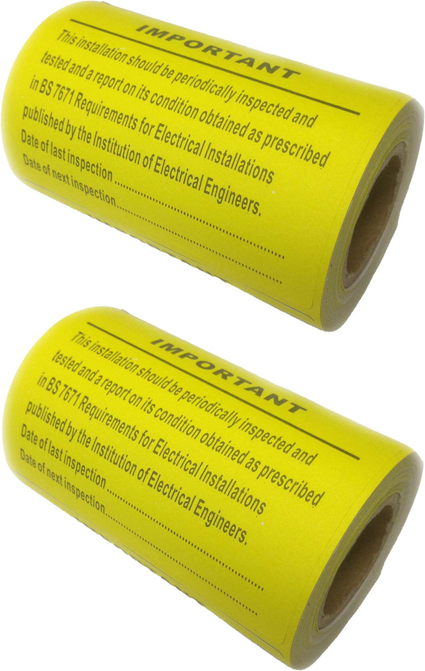200x Periodic Inspection & Test Electrical Safety Labels (2 Rolls ...
