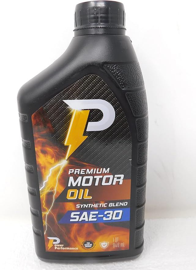 Amazon.com: Power Performance SAE-30 Synthetic Blend Engine Oil Quart ...