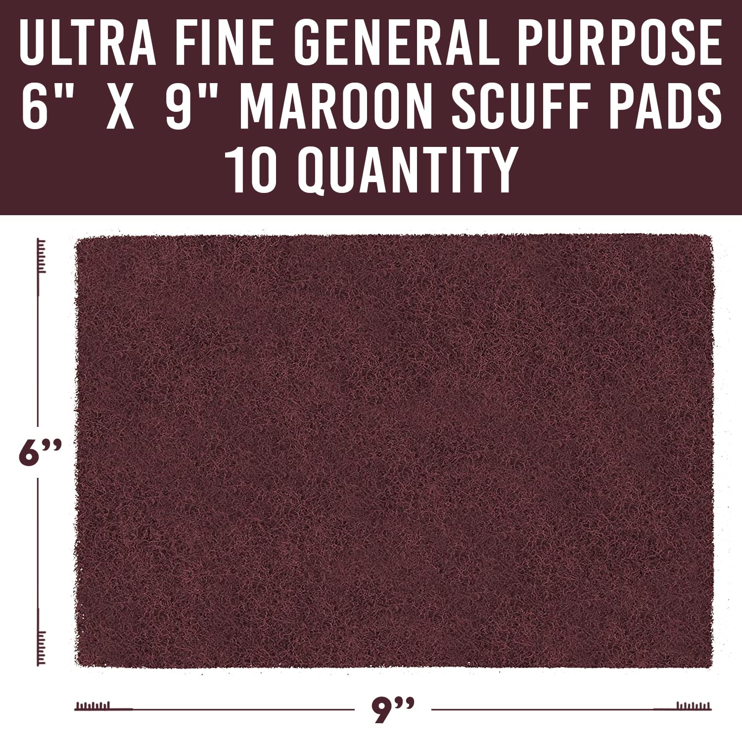 Snapklik.com : Eshazu Premium General Purpose Scuff Pads 6 X 9, Box Of ...