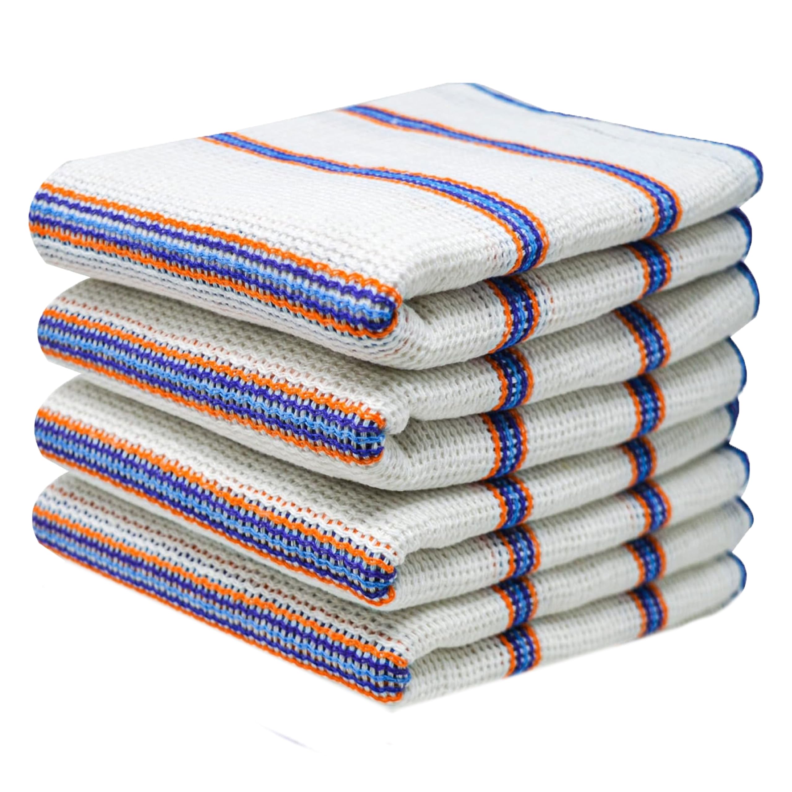 HOMESHOPA Dish Cloths, 4 Pack Cotton Antibacterial Super Absorbent Lint ...