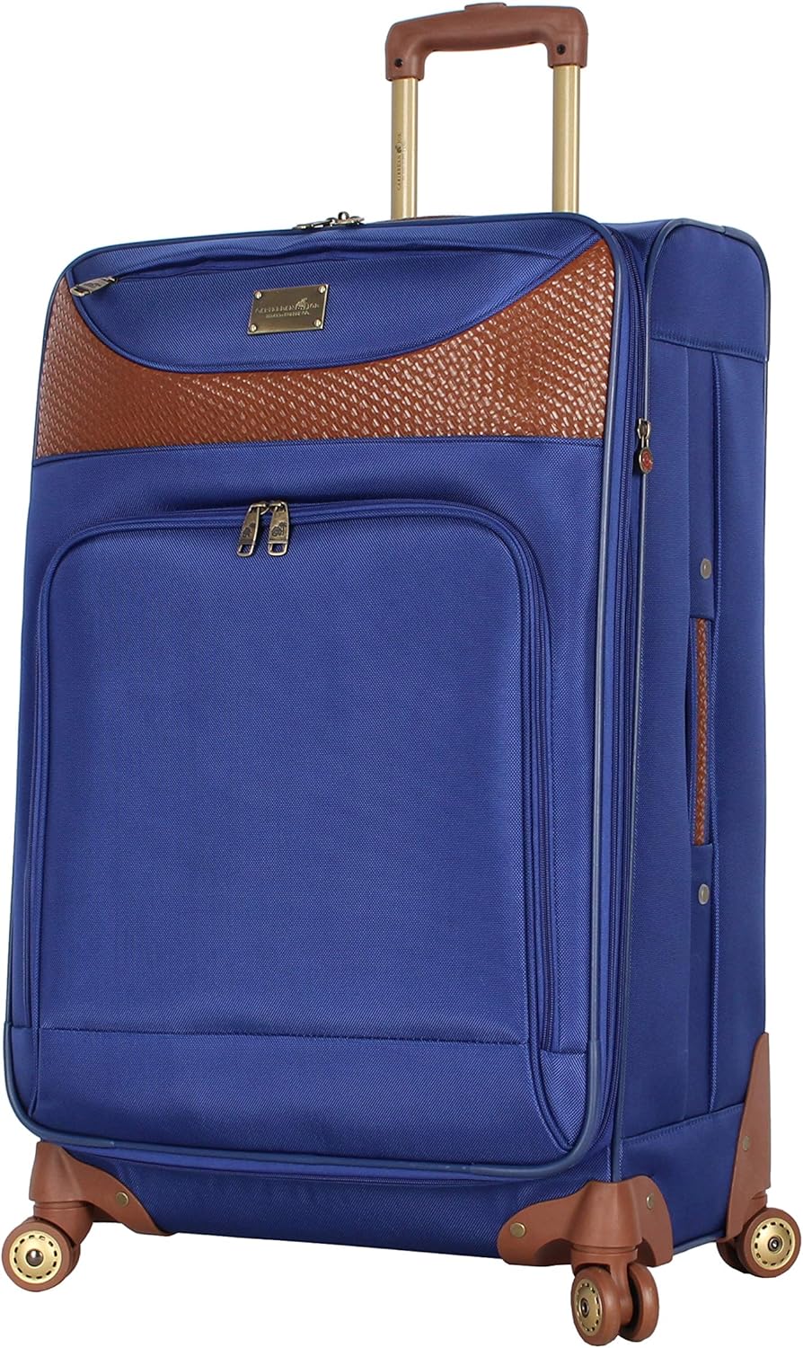 Amazon.com | Caribbean Joe Luggage Castaway Large Expandable Suitcase ...