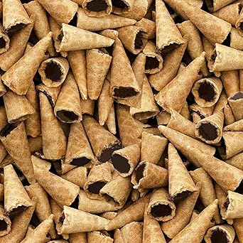 Amazon.com: Filled Wafer Cones 1.5-Pound Pack - Mini Waffle Cone Snack ...