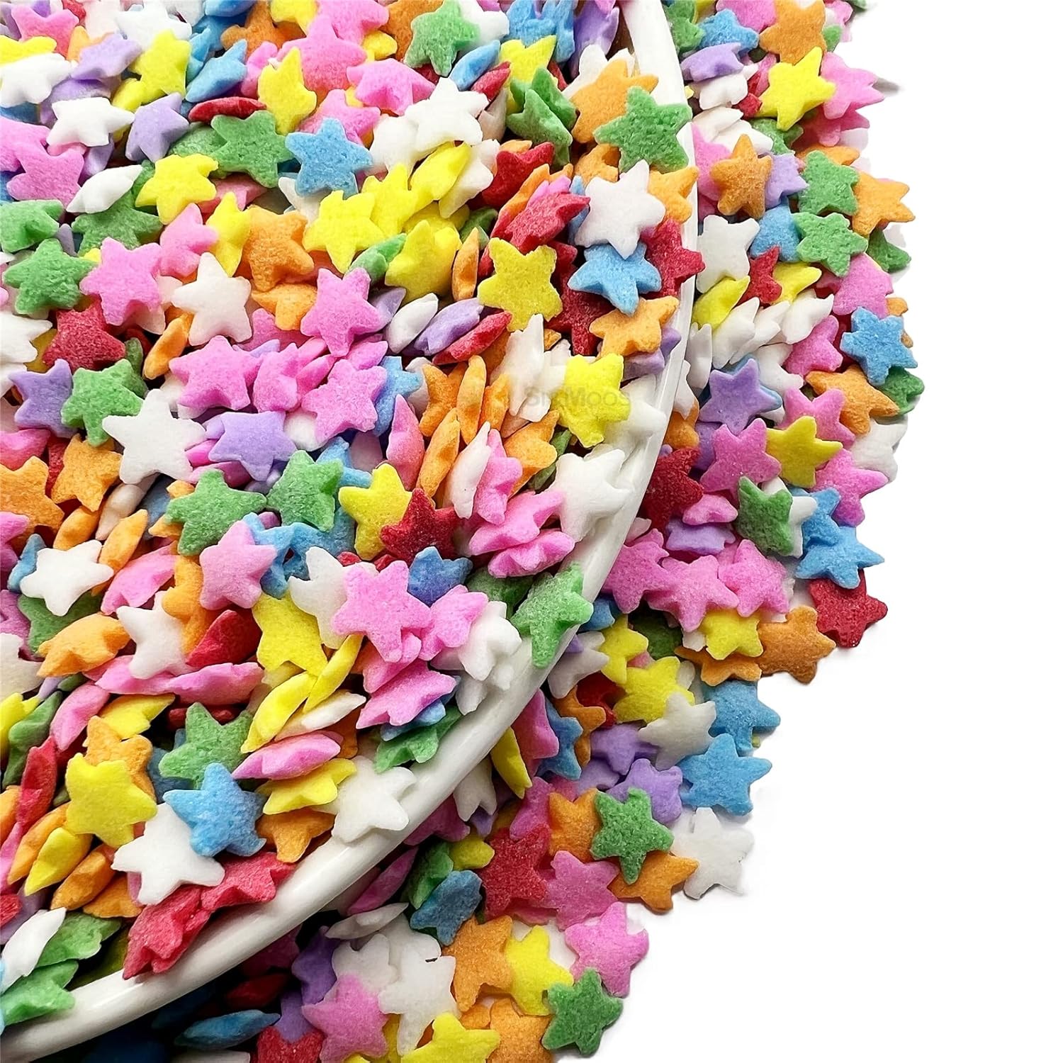Amazon.com: SE Si&Moos Rainbow Star Sprinkles for Cake Decorating ...