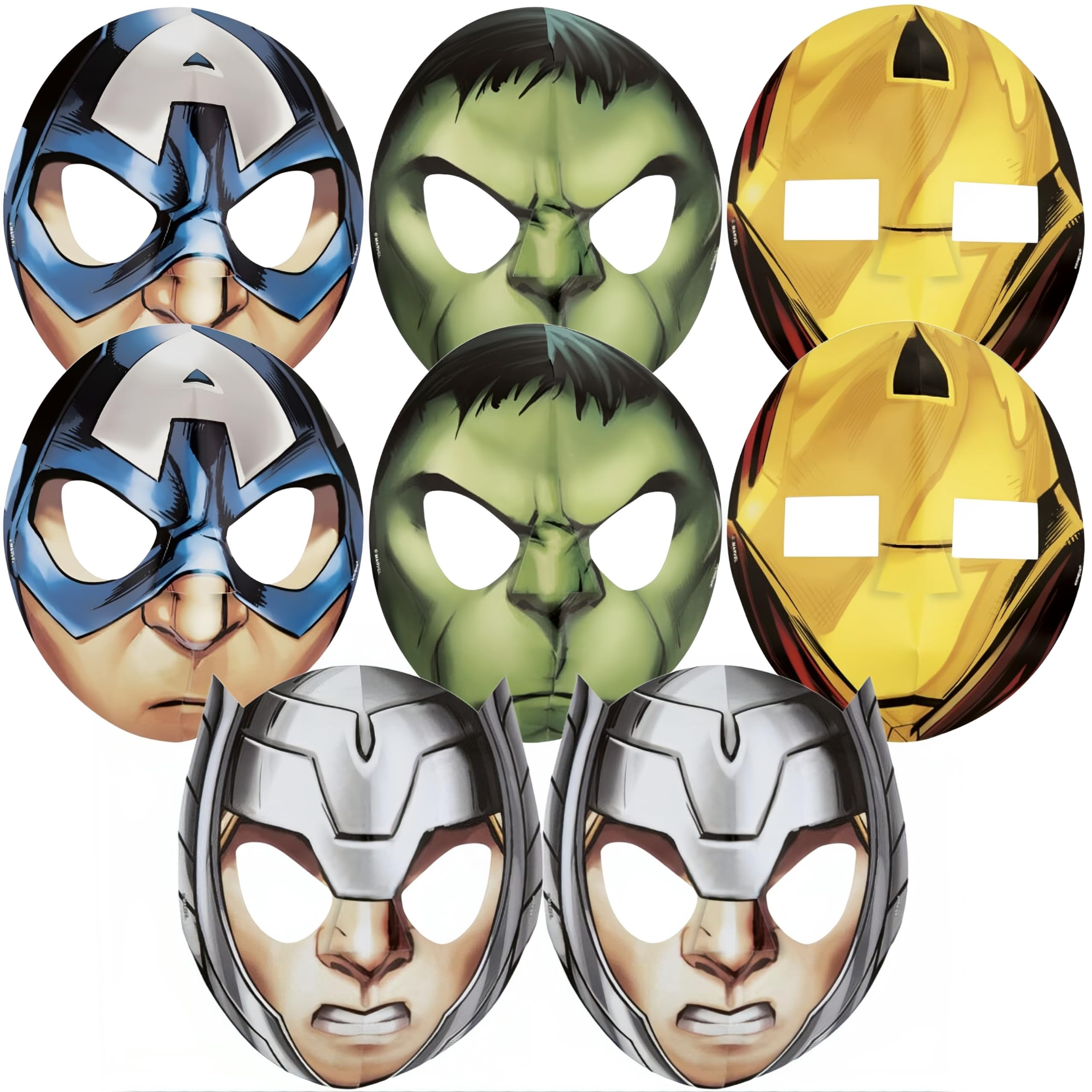 Marvel Avengers Party Masks, 8ct, Masks - Amazon Canada