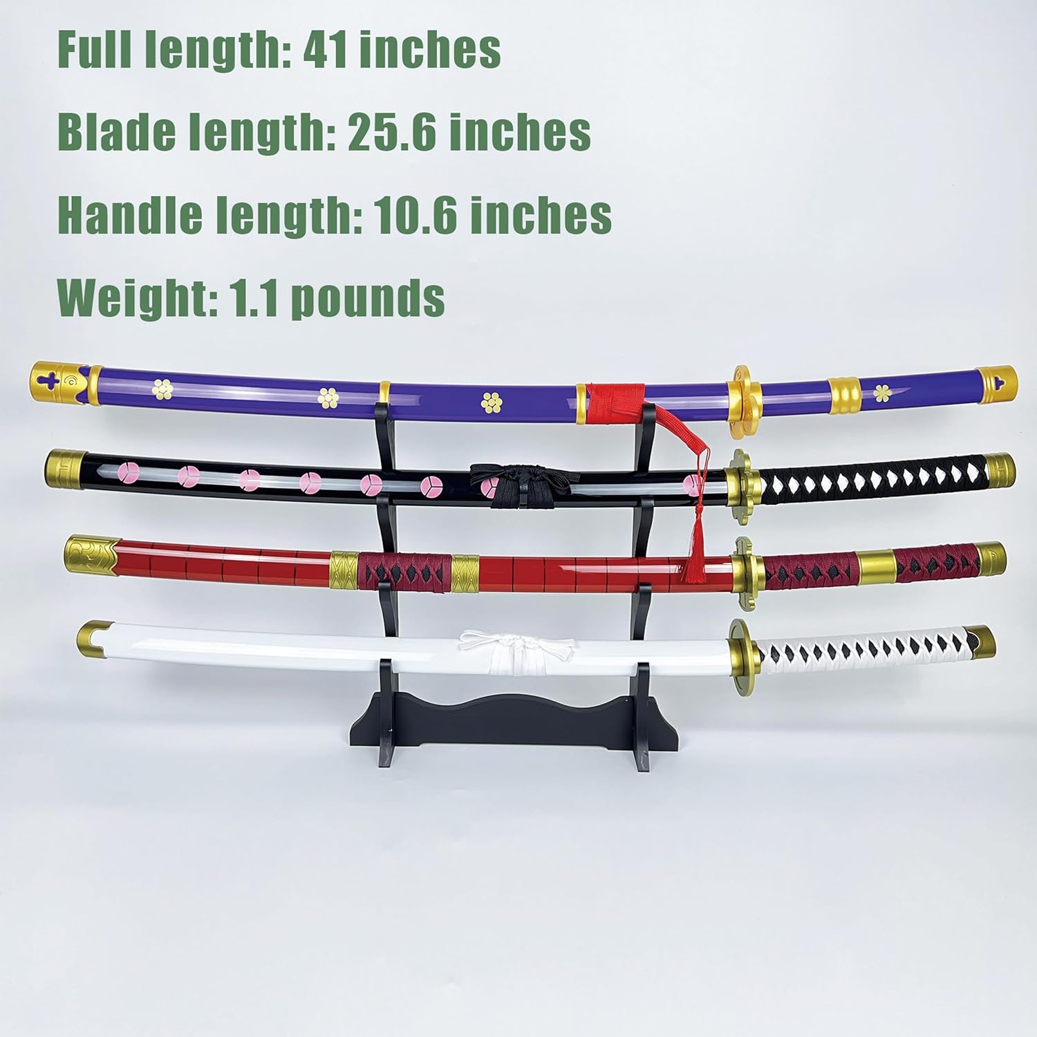 Roronoa Zoro – Juego de espada para cosplay de 41 pulgadas, Shusui ...