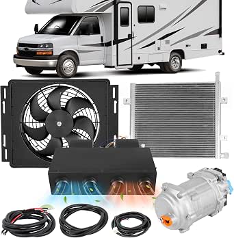 Amazon.com: Universal 12 Volt DC Under Dash Air Conditioner Heating and ...