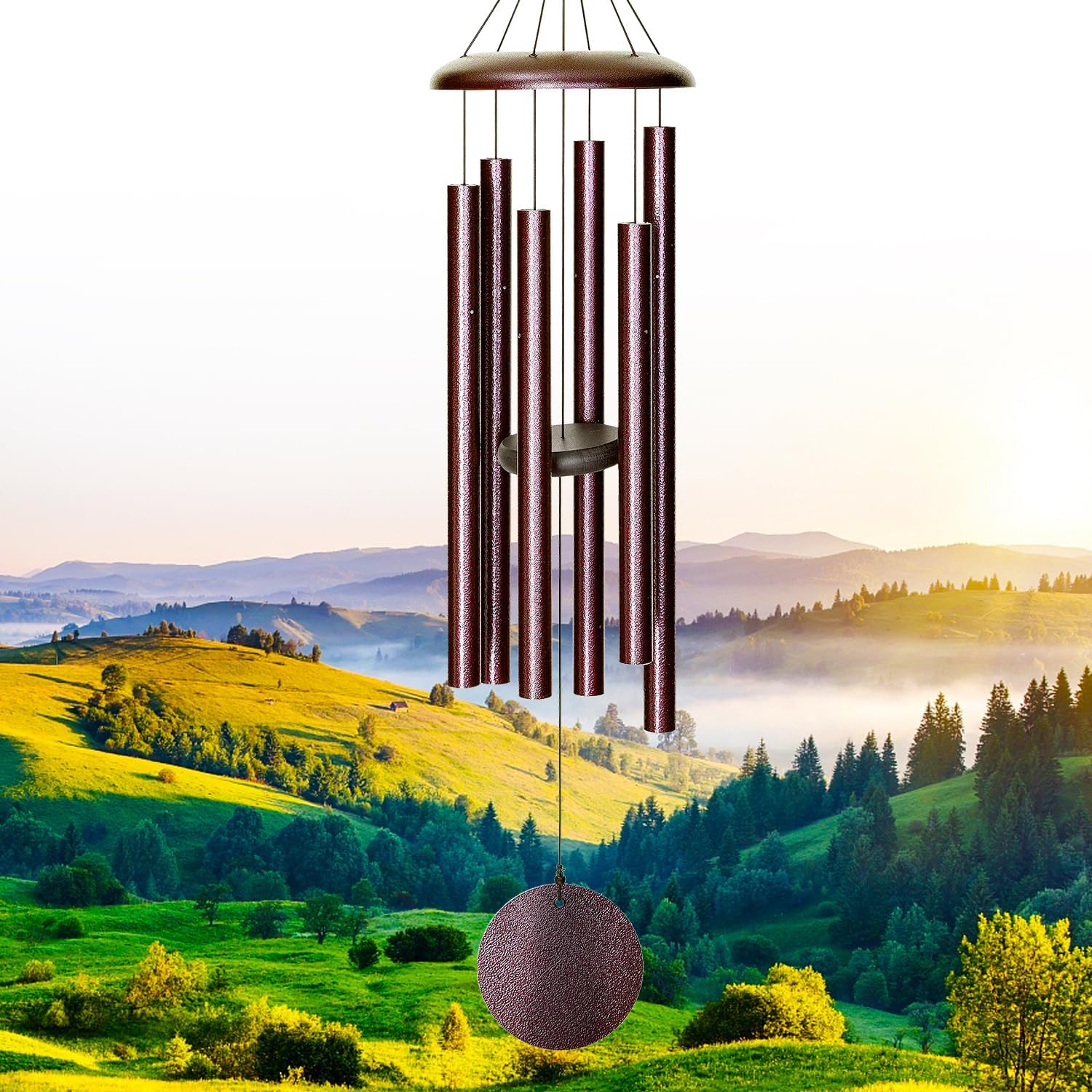 Amazon.com : UNSENiii Wind Chimes for Outside, 36'' Wind Chime Outdoors ...