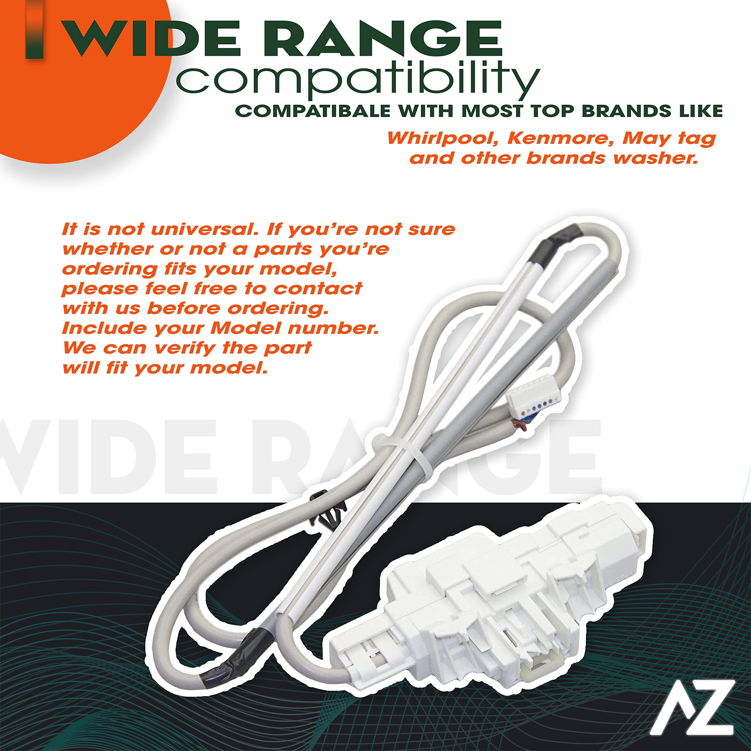 Snapklik.com : Washer Door Lid Lock Latch Switch Replace For Whirlpool ...