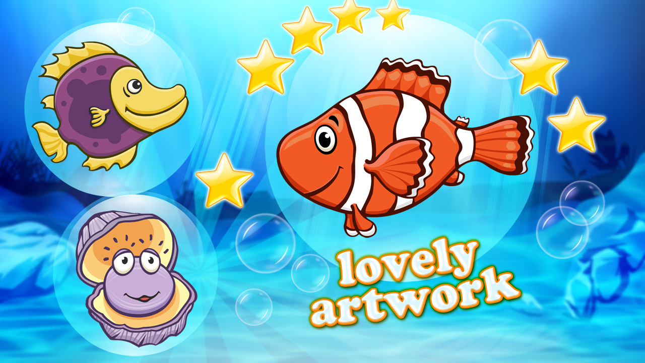 Fish puzzle HD for toddlers and kindergarten kids with colorful ocean ...