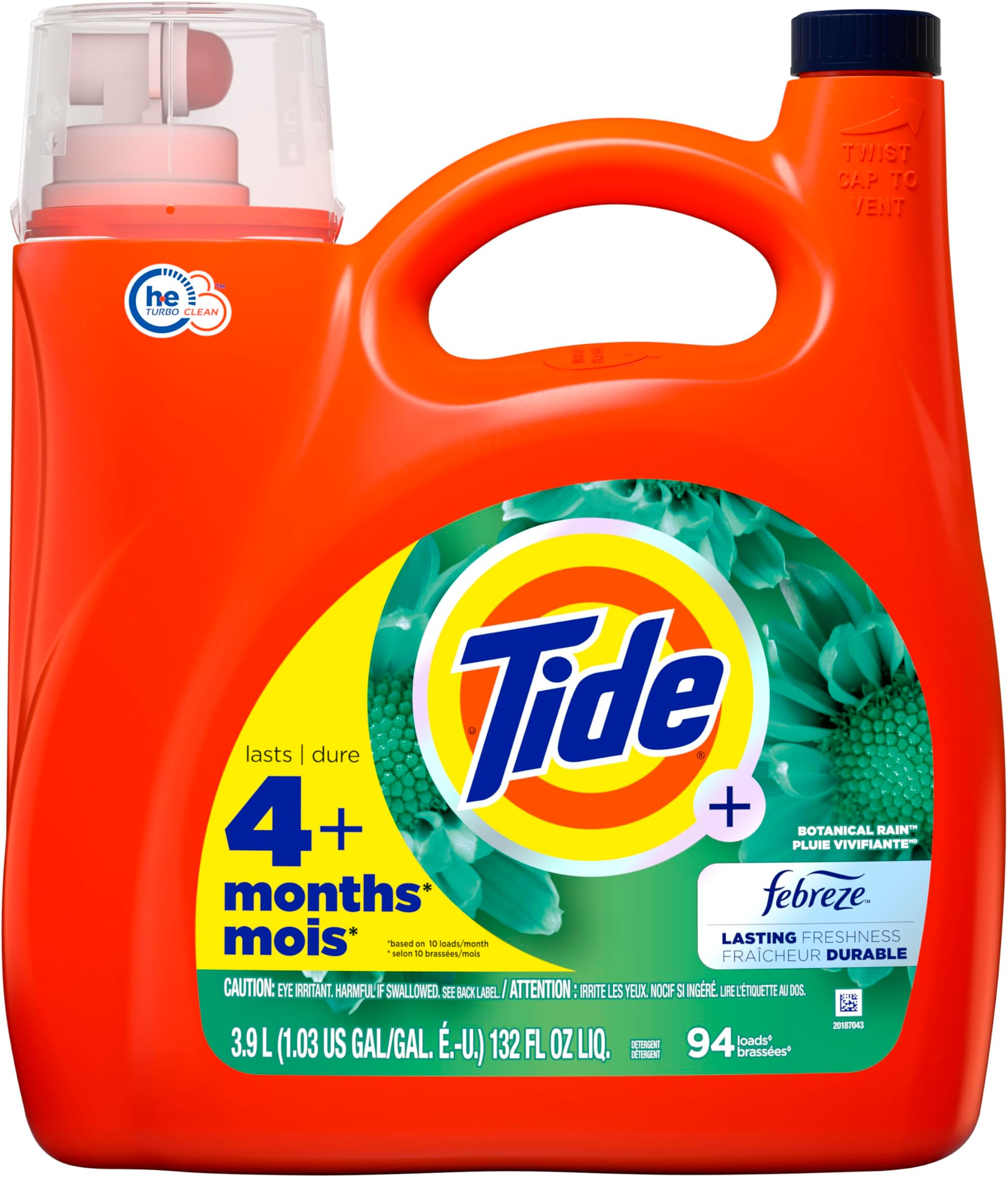 Amazon.com: Tide Plus Febreze Freshness, HE Turbo Clean Liquid Laundry ...