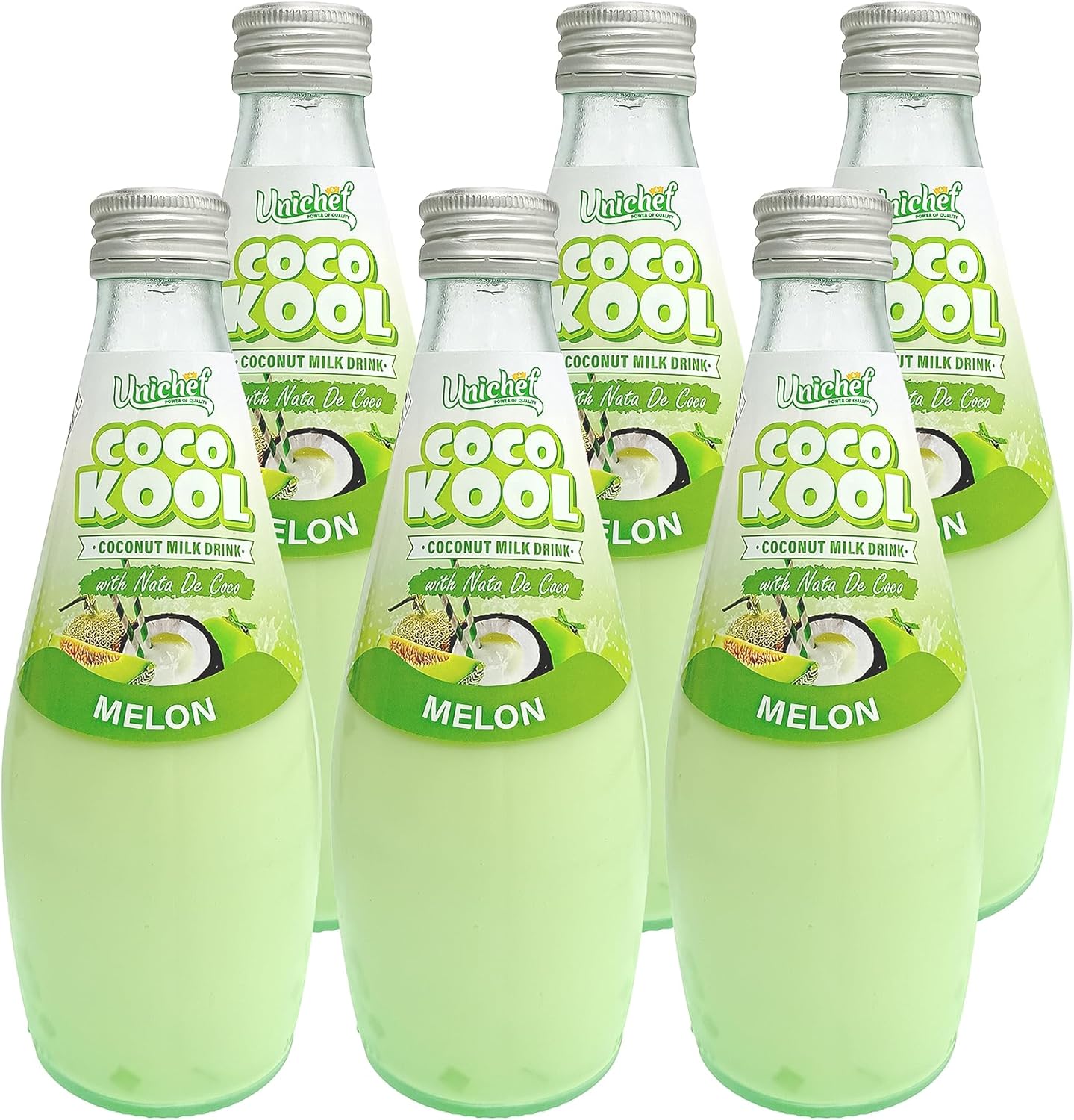 Unichef Coco Kool Coconut Milk Drink with Nata De Coco Melon 290Ml ...